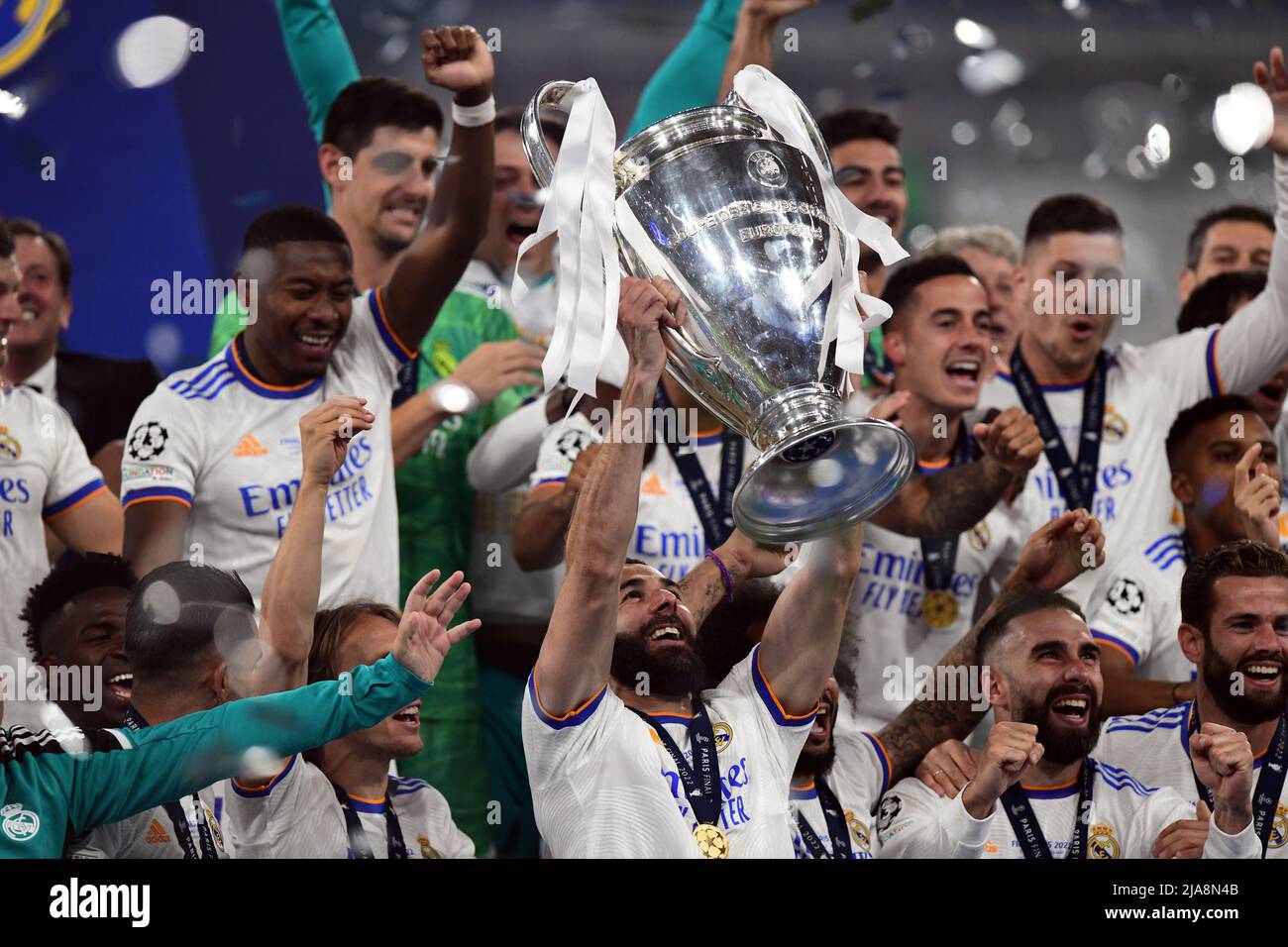 Karim benzema 2022 celebration hi-res stock photography and images - Alamy