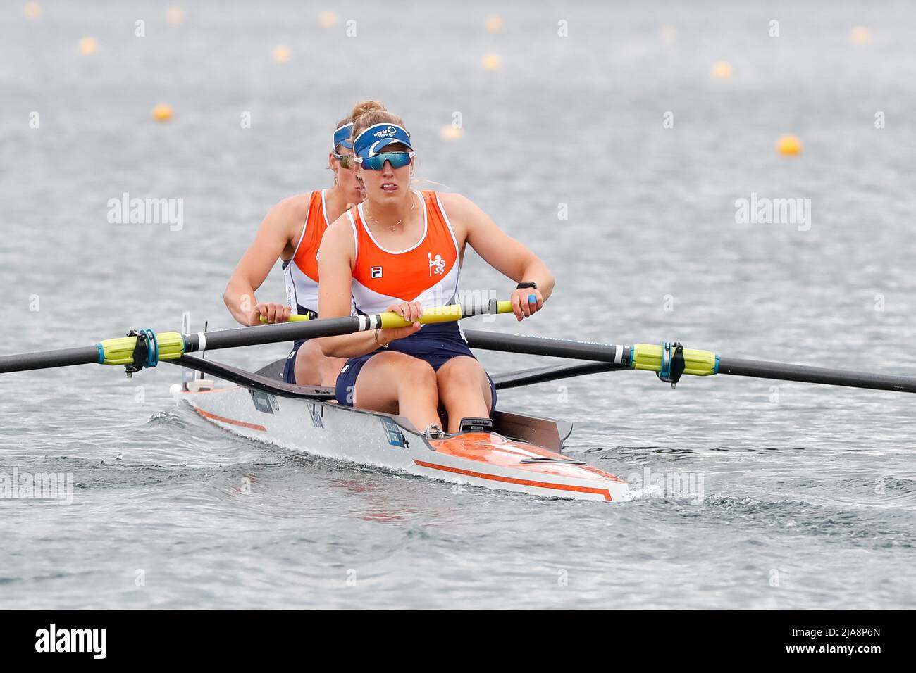 BELGRADE, SERBIA - MAY 28: Marloes Oldenburg of the Netherlands and ...