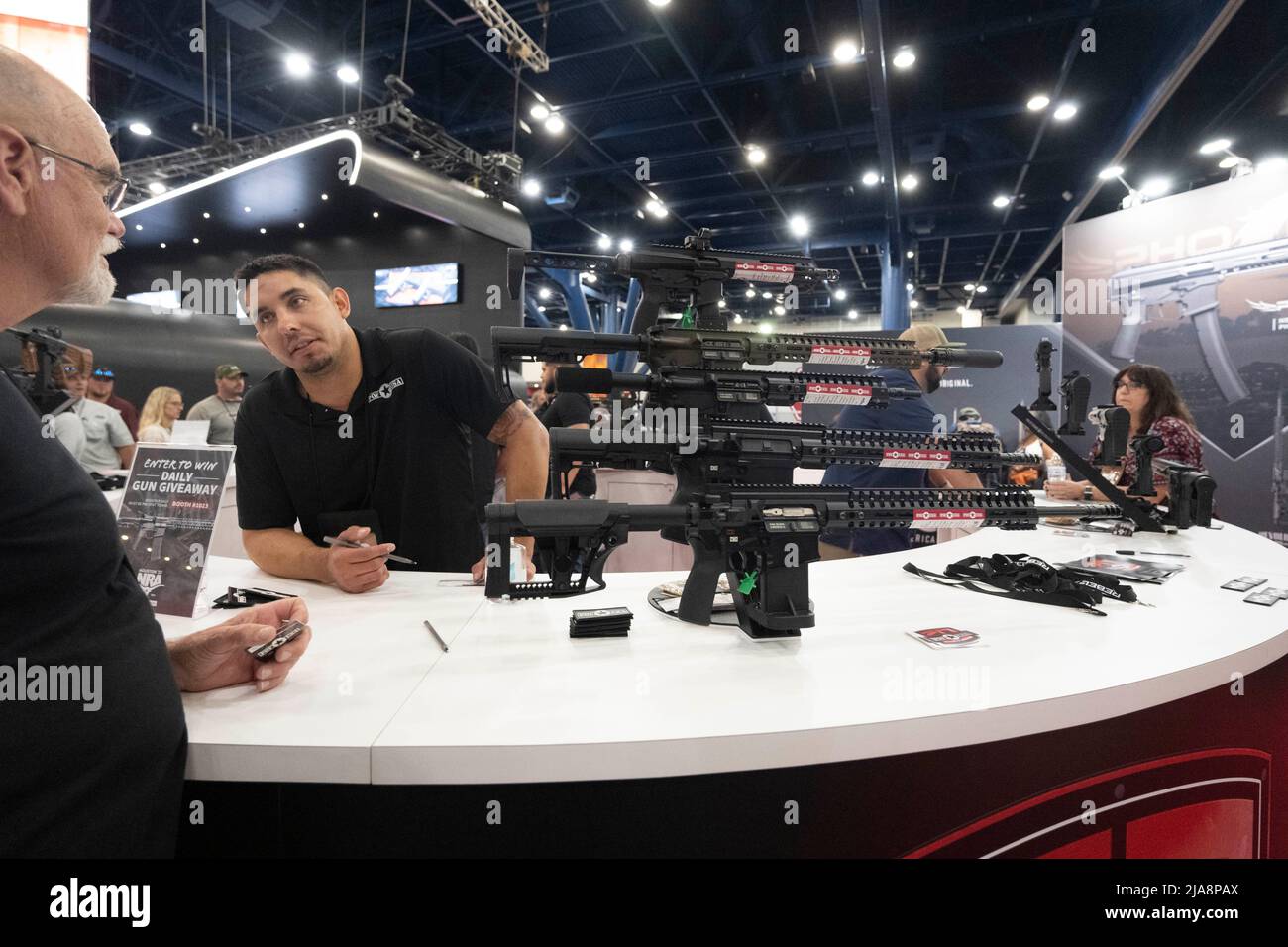 Houston, Texas United States, 28th May 2022: Gun enthusiasts shop for ...