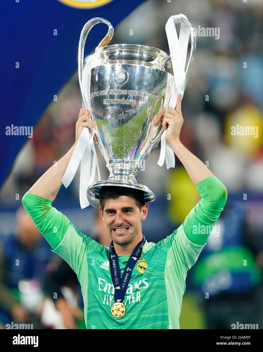 Courtois champions league trophy hi-res stock photography and images ...