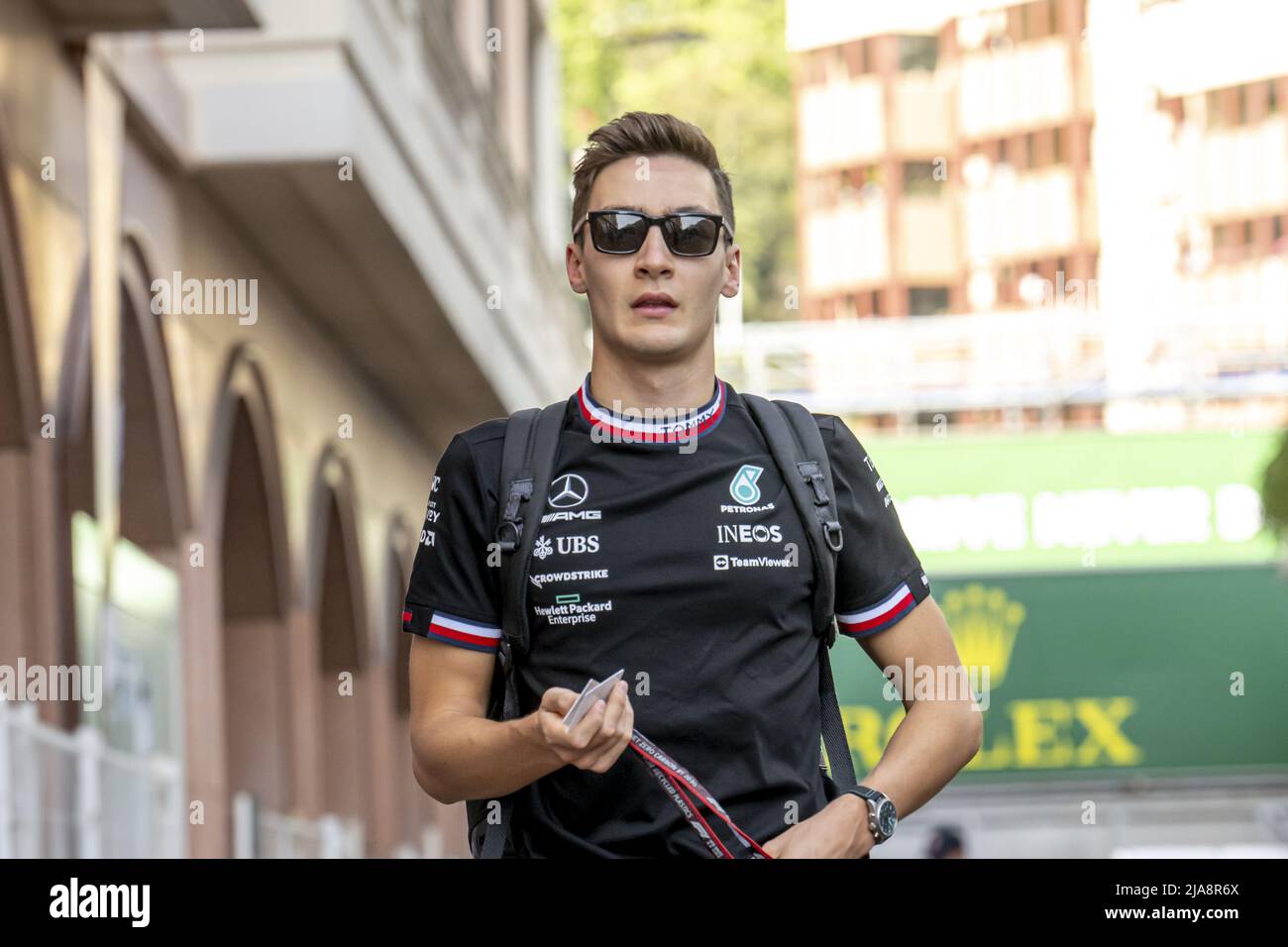 Monaco - 28-05-2022, Circuit de Monaco, George Russell at the Formula 1 ...