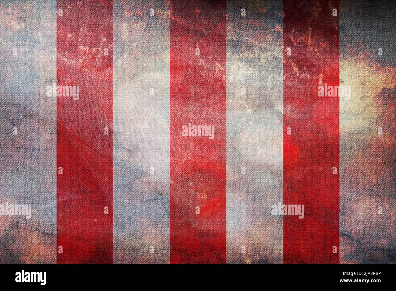 Top view of retro flag Berchem, Antwerp, Belgium with grunge texture ...