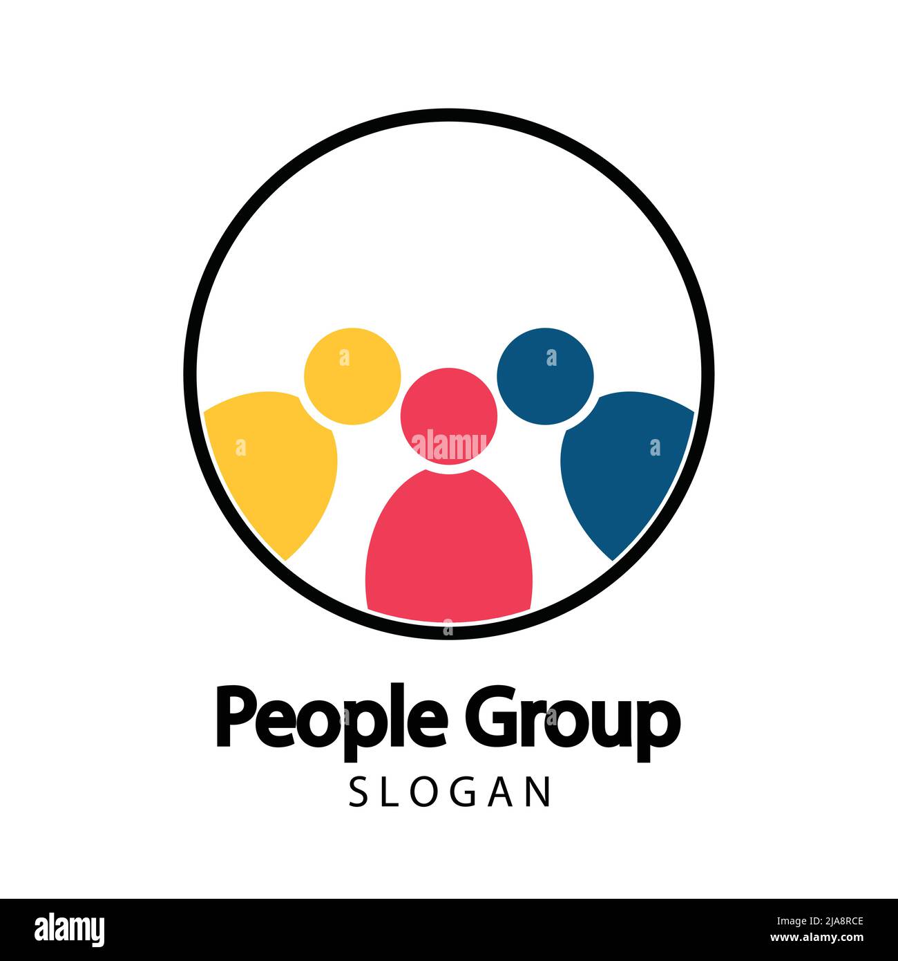 Family collaboration vector vectors Cut Out Stock Images & Pictures - Alamy