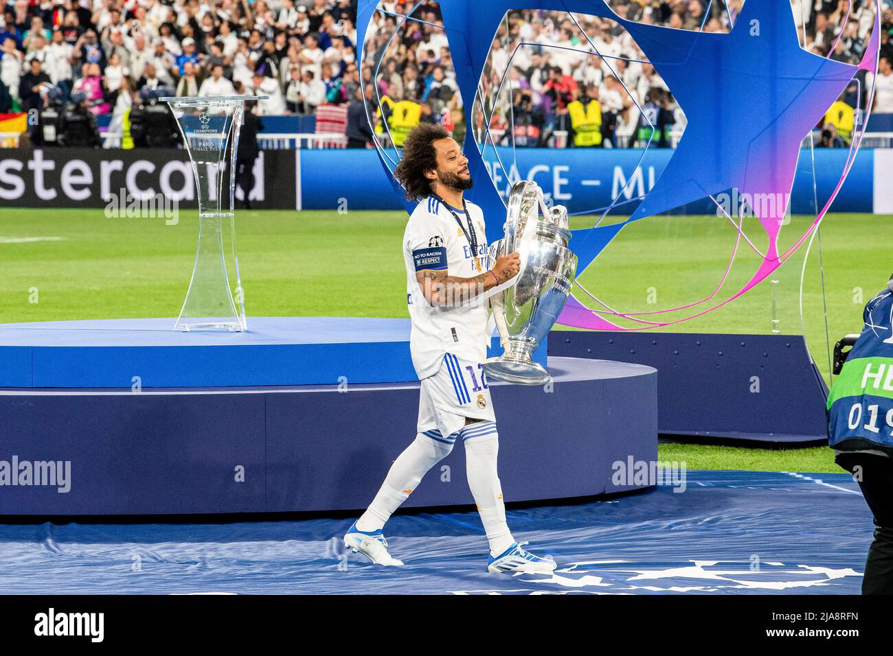 Paris, France - May 28: Marcelo Vieira of Real Madrid CF celebrating ...