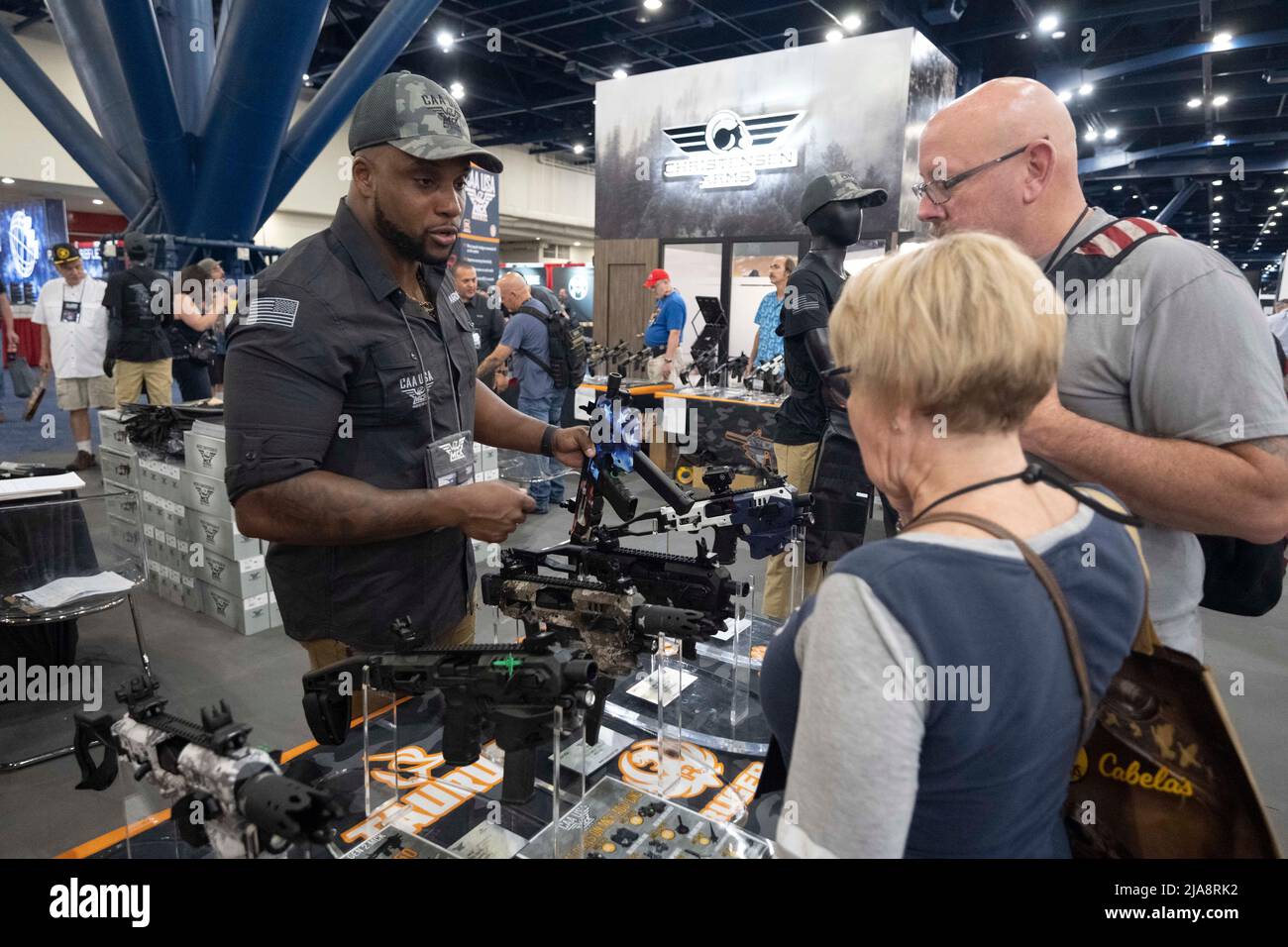 Firearms on show hi-res stock photography and images - Alamy