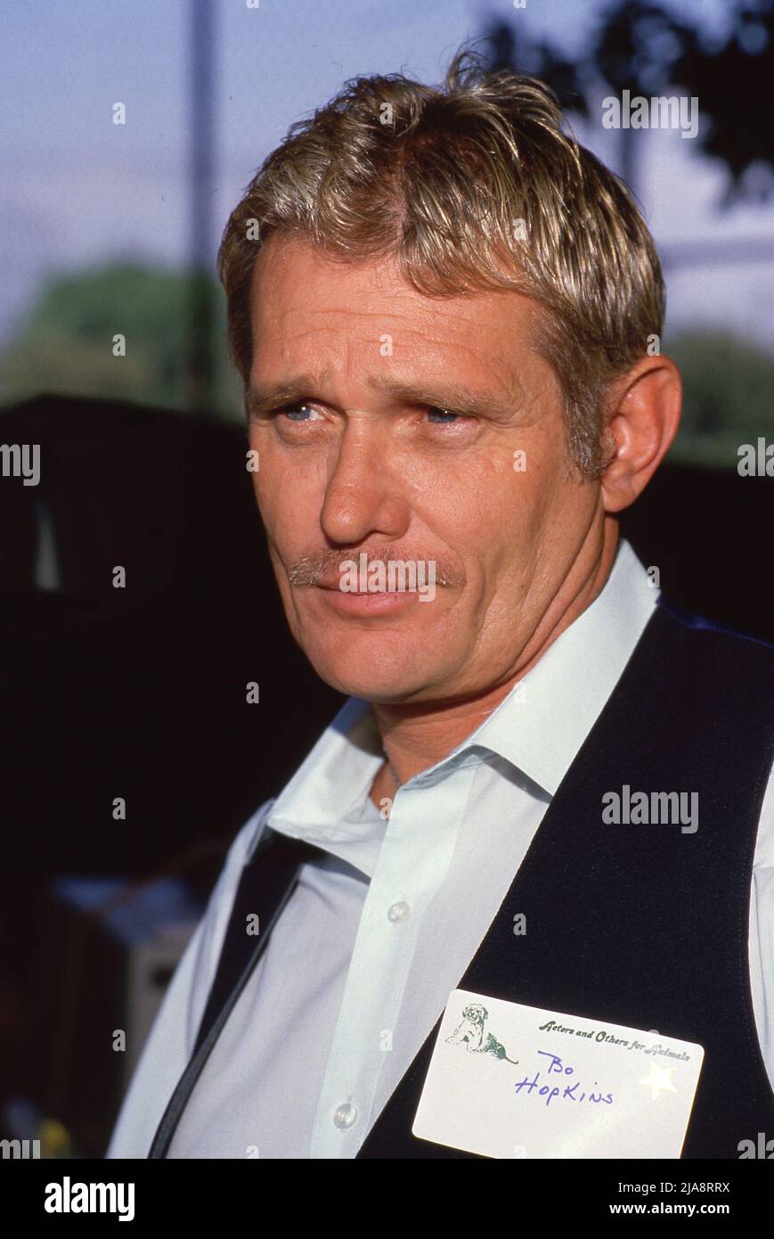 Bo Hopkins August 1989 Credit: Ralph Dominguez/MediaPunch Stock Photo ...