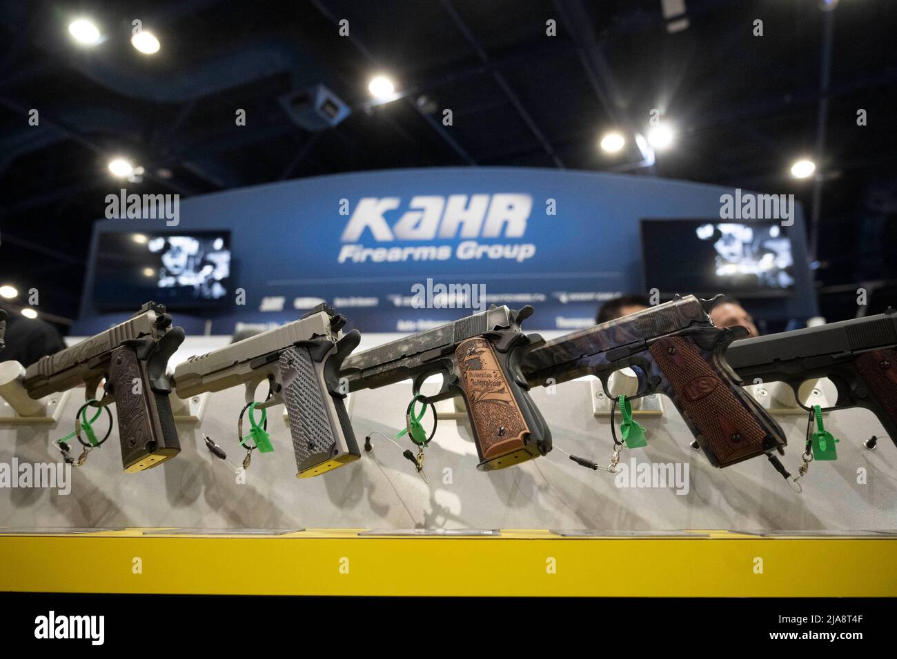 Houston, Texas, USA. 28th May, 2022. Gun enthusiasts shop for firearms ...