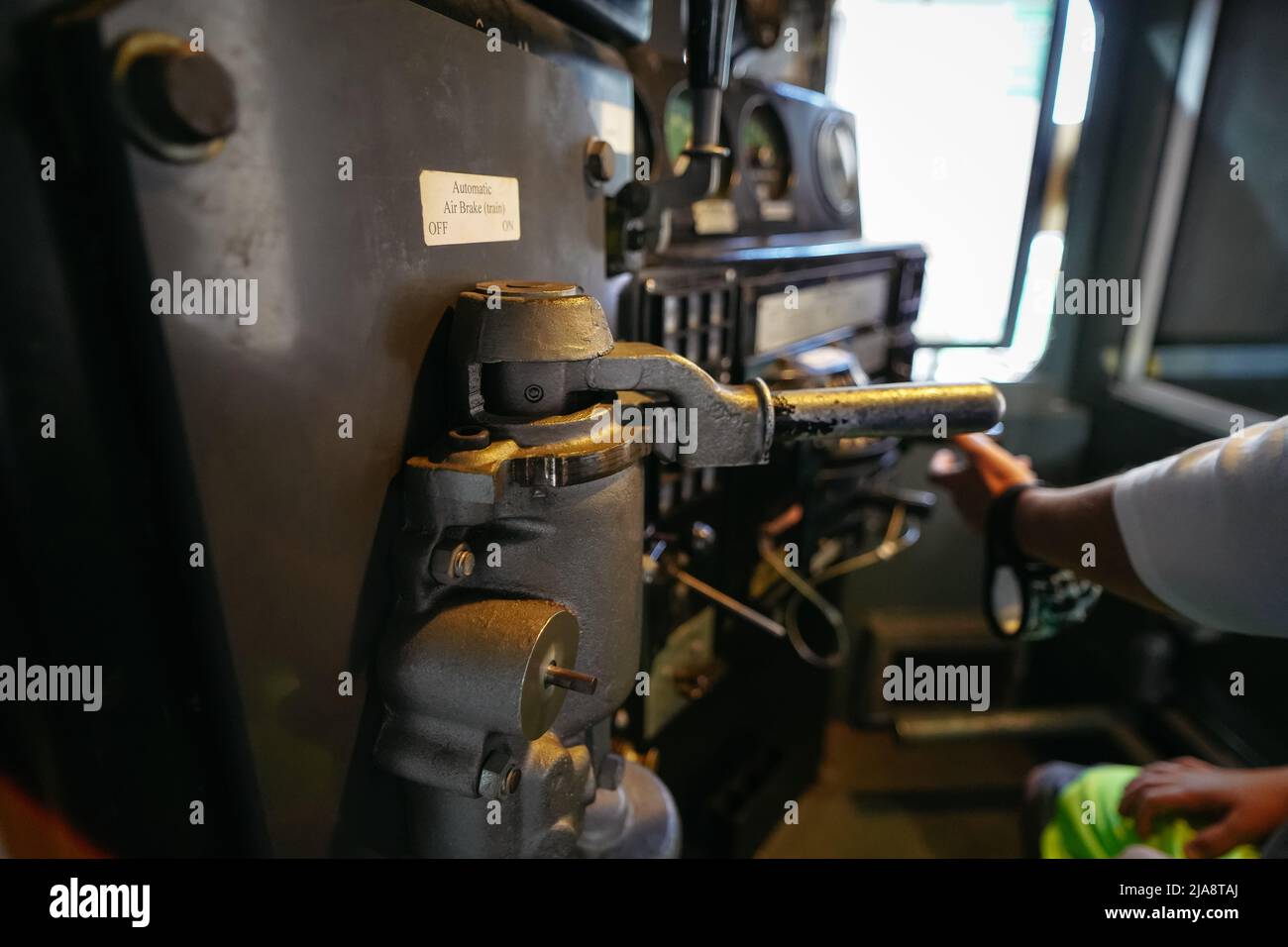 Train simulation inside Toronto railway museum, Toronto, Ontario ...
