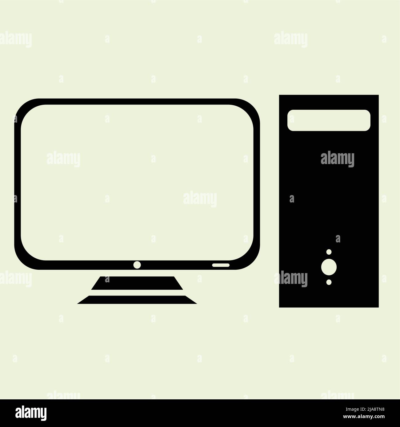 Pc Symbol Stock Vector Images - Alamy