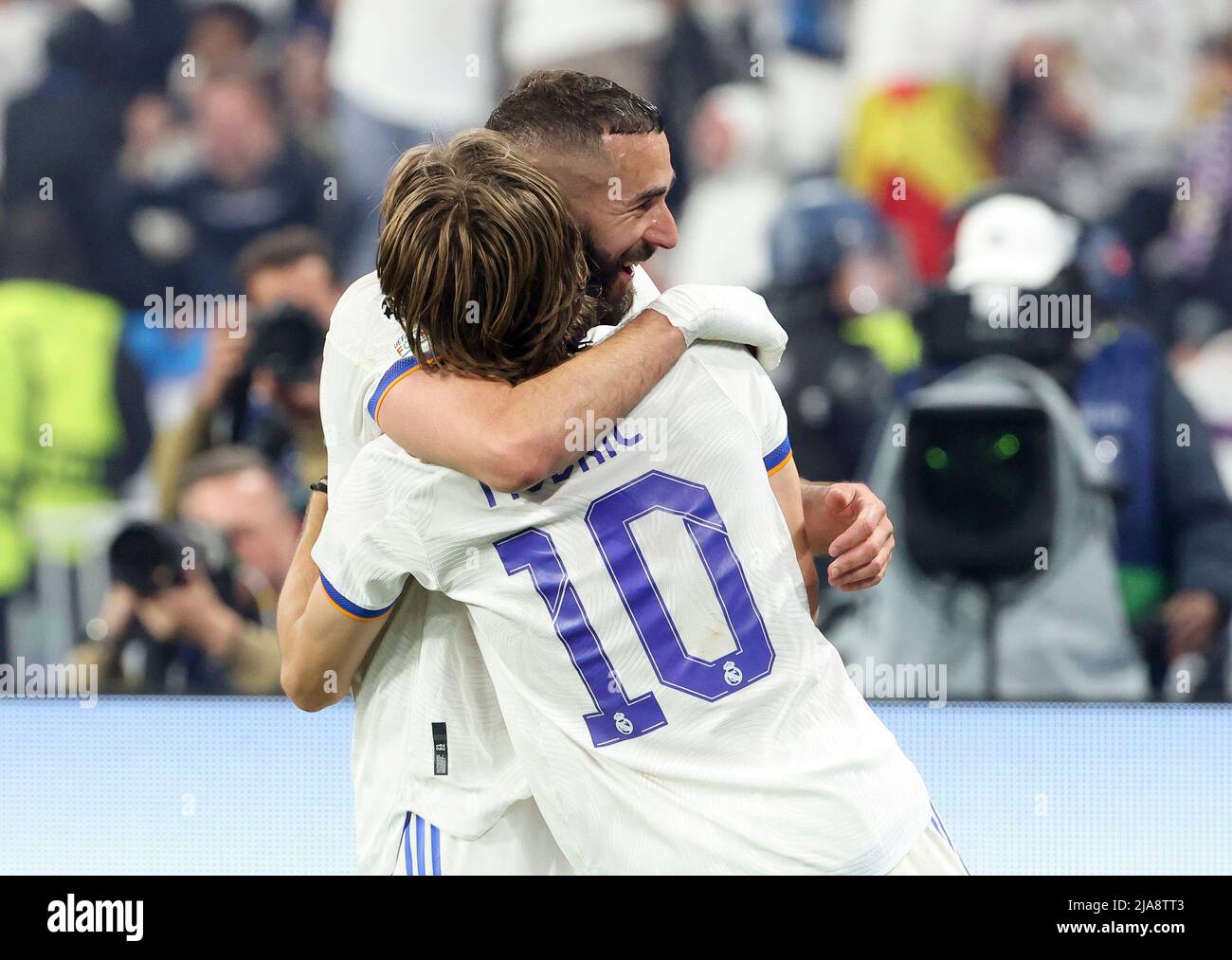 Karim benzema 2022 celebration hi-res stock photography and images - Alamy