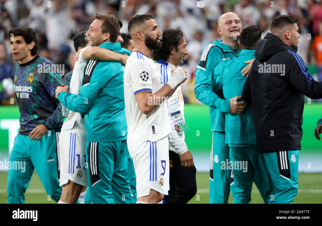 Karim benzema 2022 celebration hi-res stock photography and images - Alamy