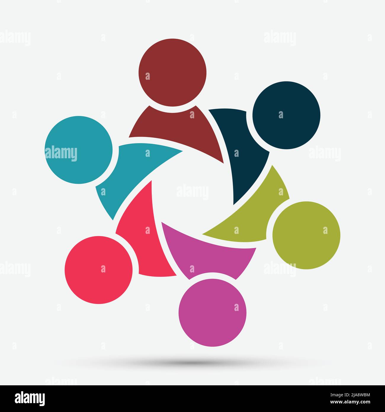 Teamwork logo hi-res stock photography and images - Alamy