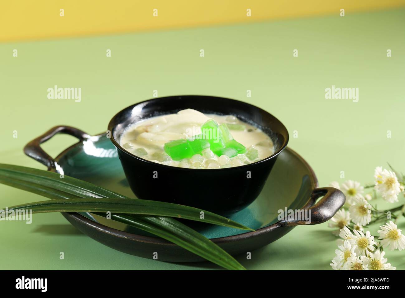 Buko Pandan or Buko Salad, Popular Dessert form Philipina. Made from ...