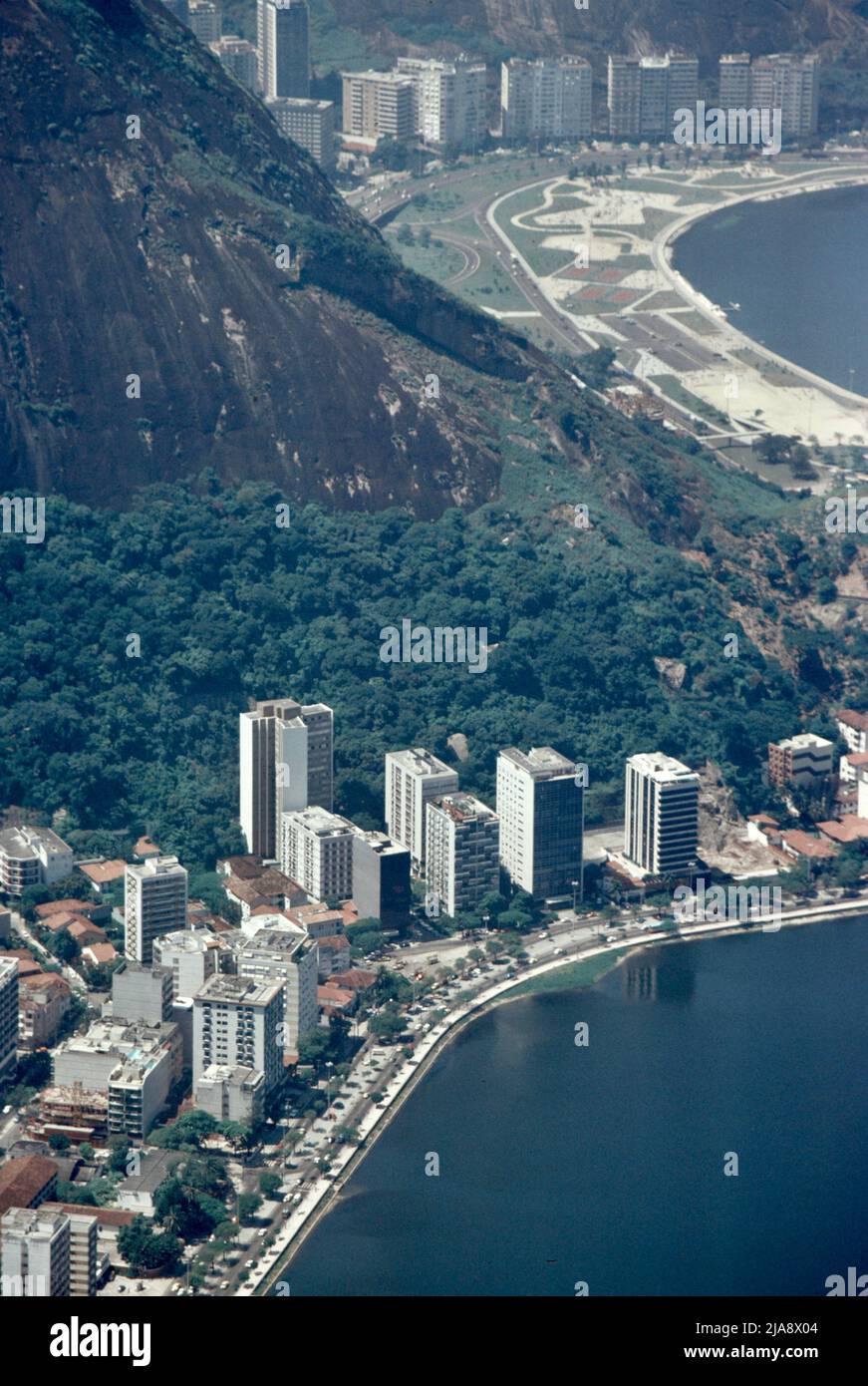 Highrises on the beach in Rio de Janeiro, Brazil 1980 Stock Photo - Alamy