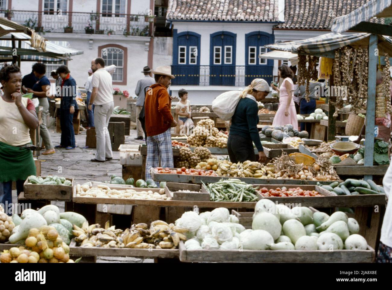 Market in Ouro Preto, that was the main center of Brazilian Gold Rush ...