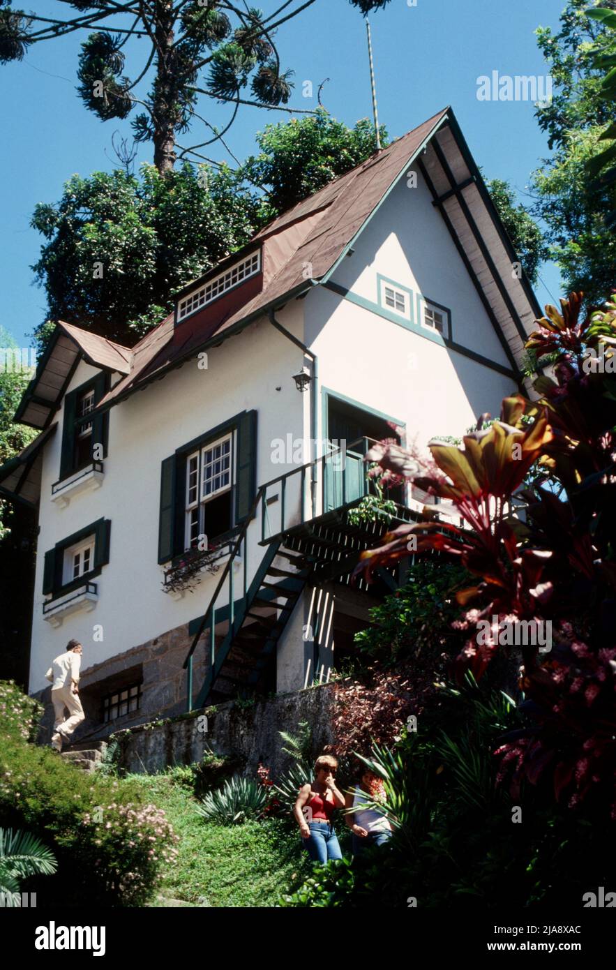Aviation pioneer Albert Santos-Dumont's summer house in Petrópolis ...