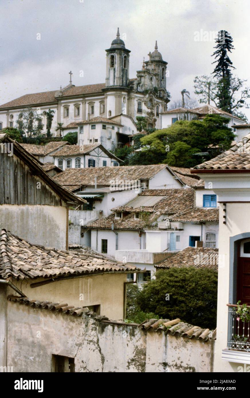 The main church of Ouro Preto. The town was the main center of ...