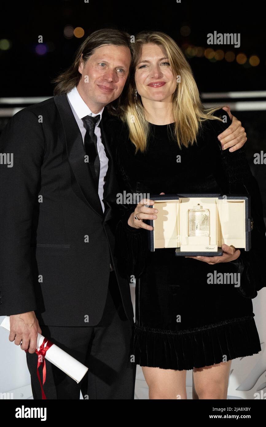 Cannes, France. 28th May, 2022. Directors Felix Van Groeningen and ...