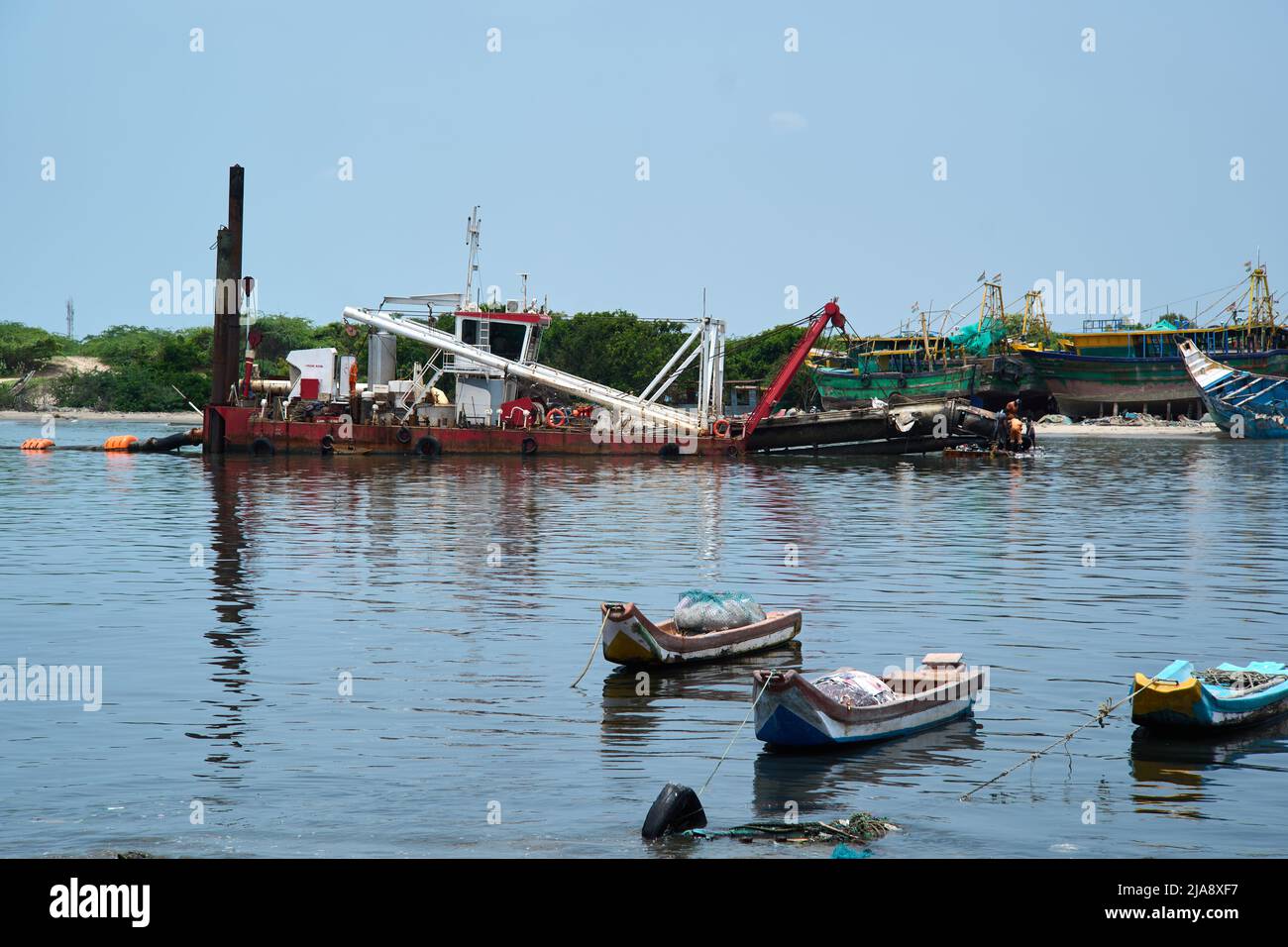 Cutter suction dredging hi-res stock photography and images - Alamy