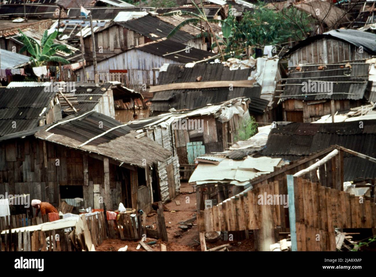 Slums in Asuncion, Paraguay in 1980 Stock Photo - Alamy