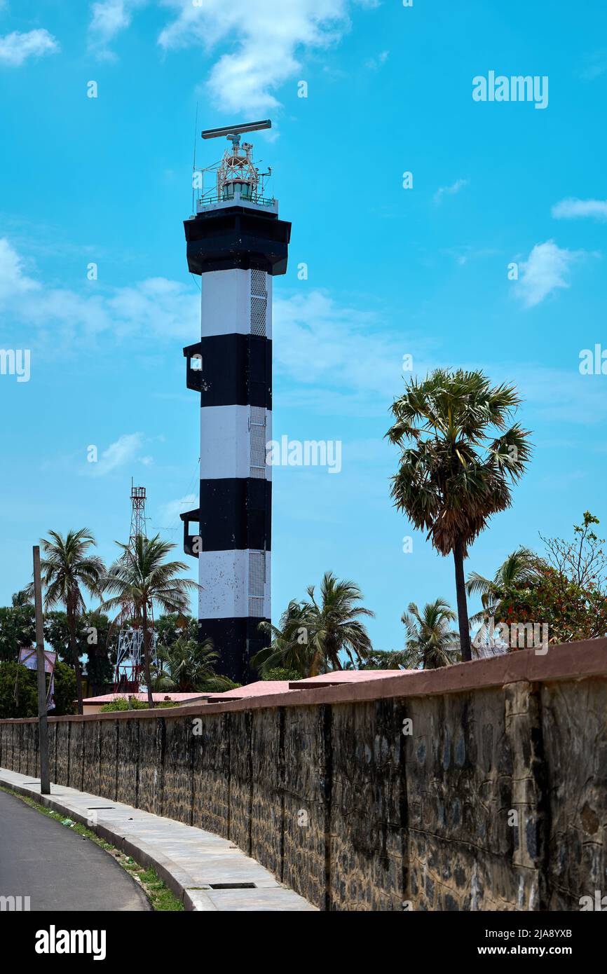 Lighthouse puducherry hi-res stock photography and images - Alamy