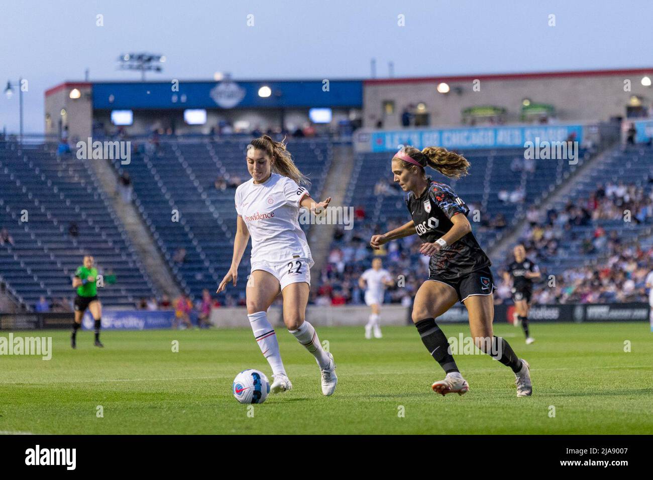 Morgan Weaver (22 Portland Thorns FC) in action during the football ...