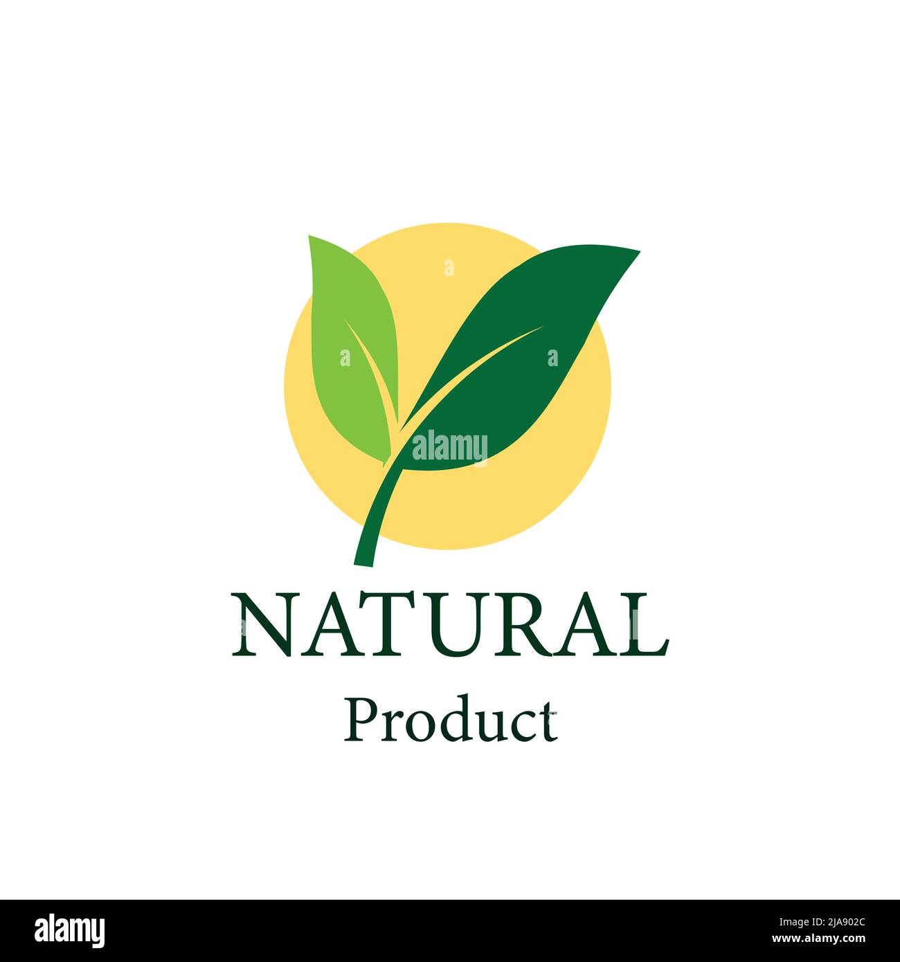 natural vector design.logo natural product Stock Vector Image & Art - Alamy