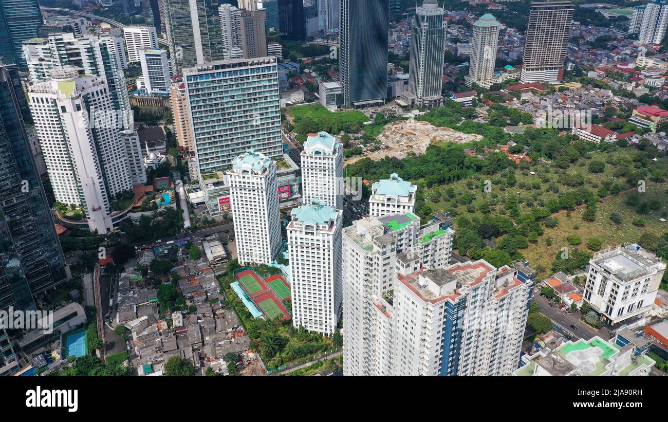 Jakarta skyline pollution hi-res stock photography and images - Alamy