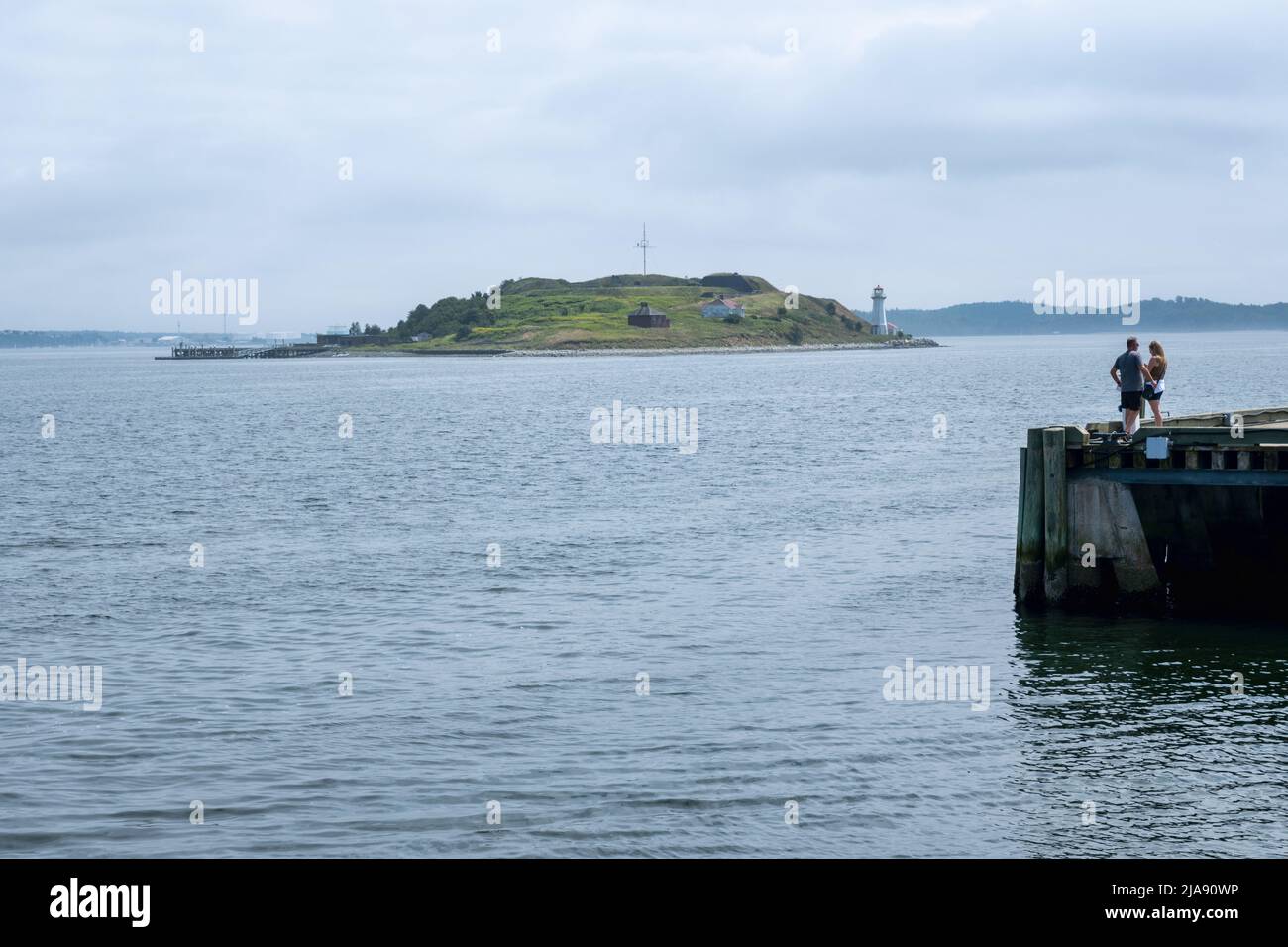 Halifax, Nova Scotia, Canada - 10 August 2021: Georges Island in ...