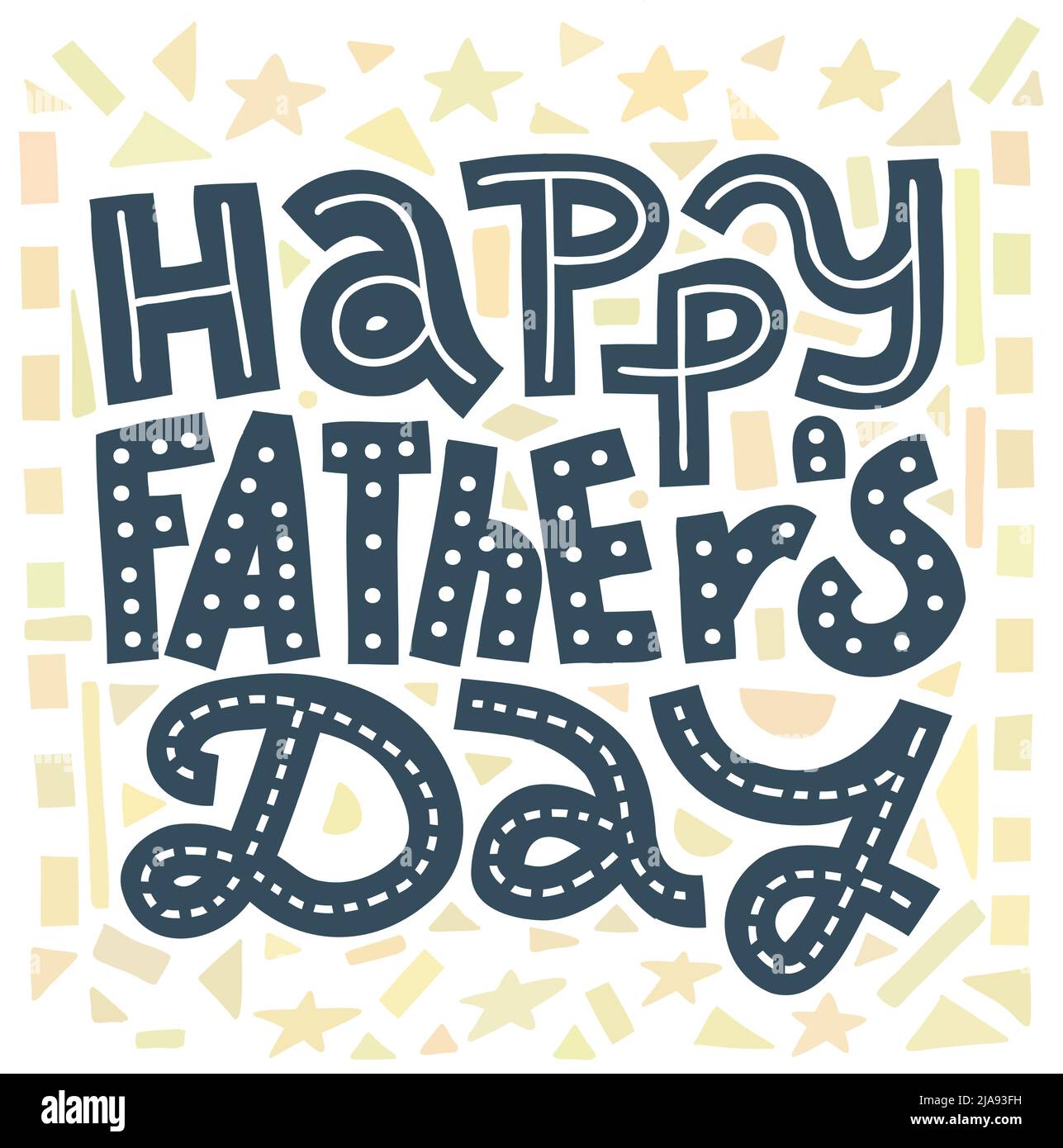 Beautiful card happy family Stock Vector Images - Alamy