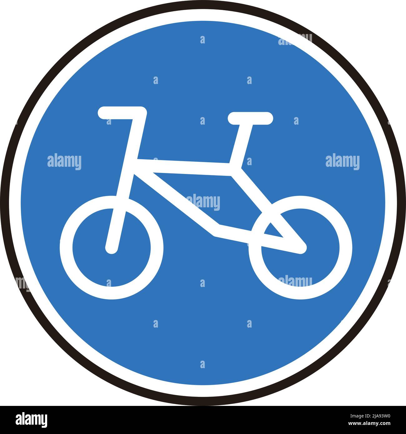 Traffic bike lane Stock Vector Images - Alamy