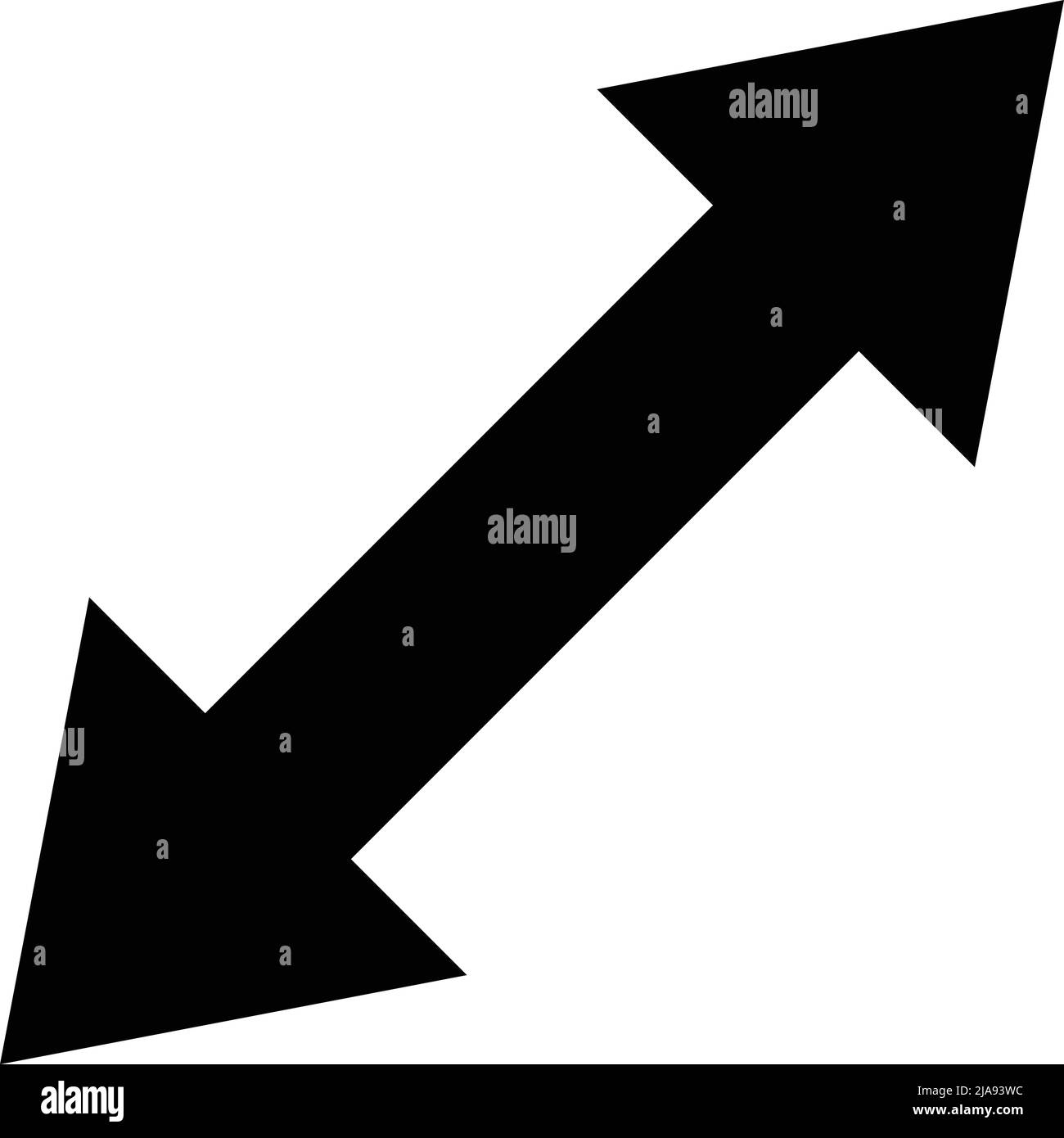 Arrow icon that means expansion. Flat vector. Editable vector Stock ...