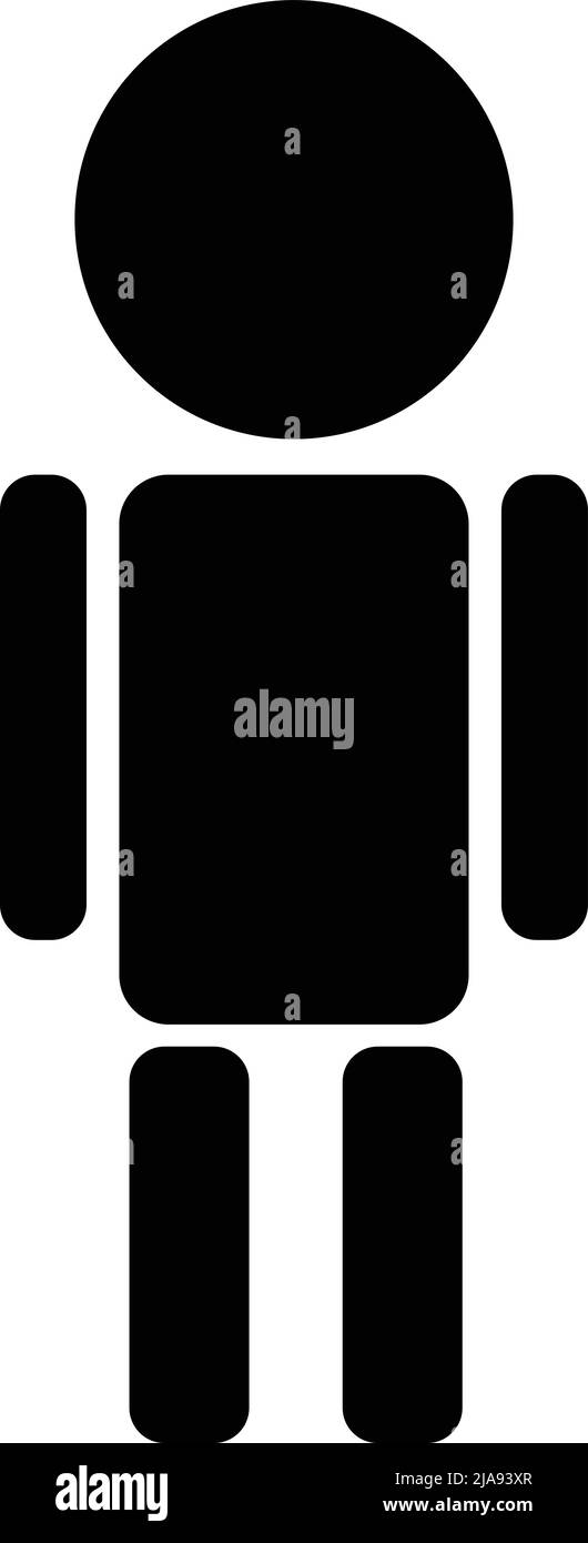 Avatar man person vector Black and White Stock Photos & Images - Alamy