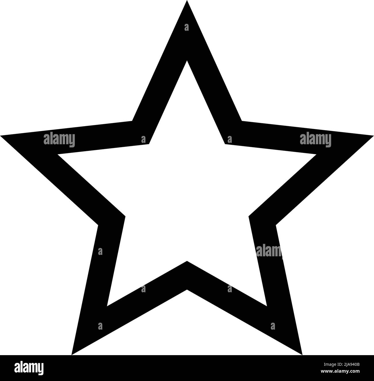 Black star icon. Flat design vector. Editable vector Stock Vector Image ...