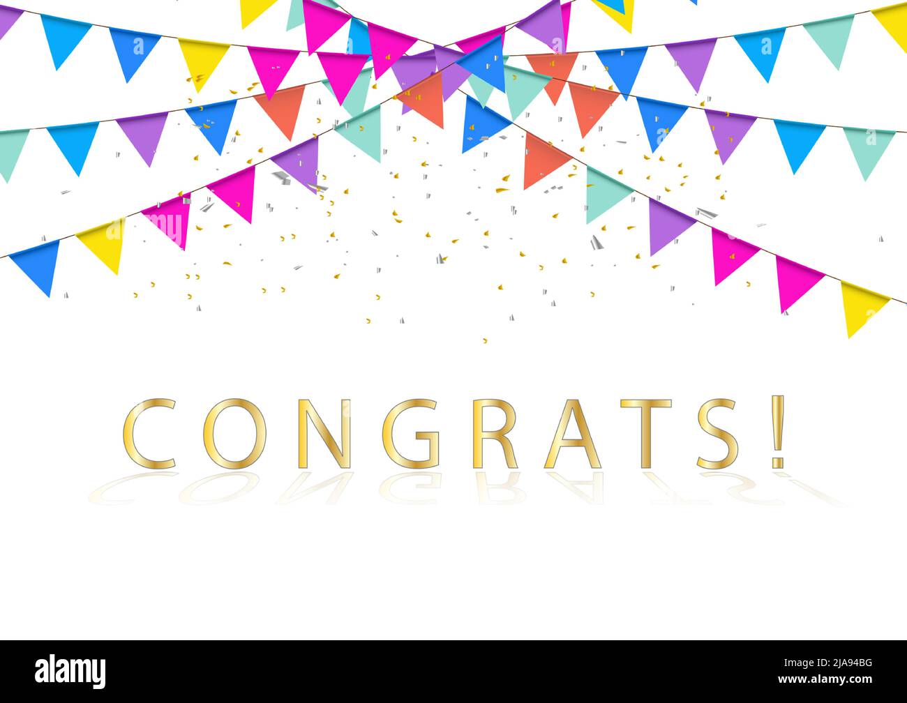 graphics festival flag with text congrats for backdrop background ...