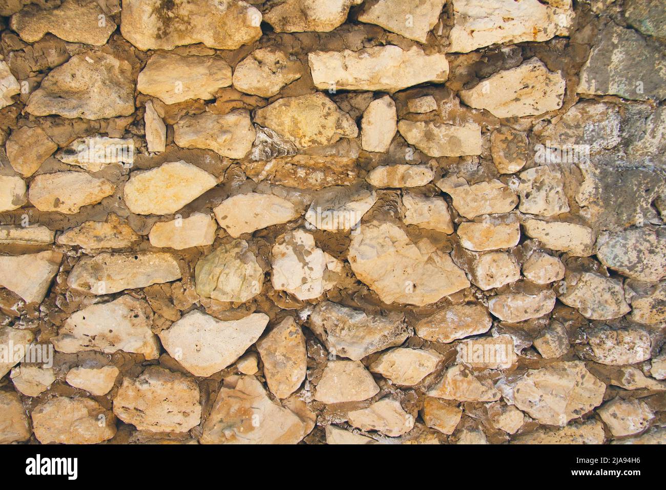 Texture of an old stone with a crack. Grunge brick texture. Old wall ...
