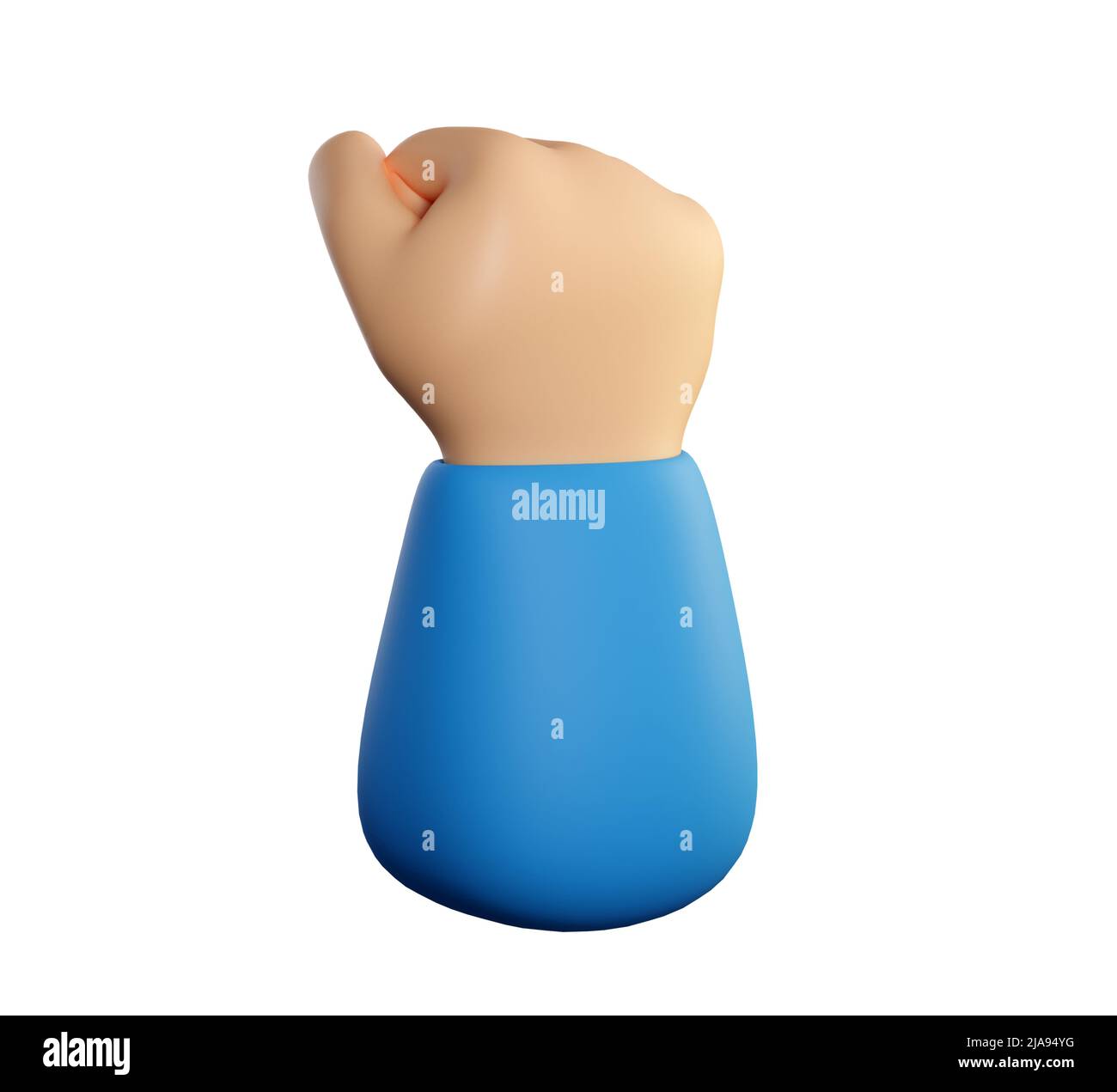 Human hand fist gesture. Power, fight, protest or strenght concept ...