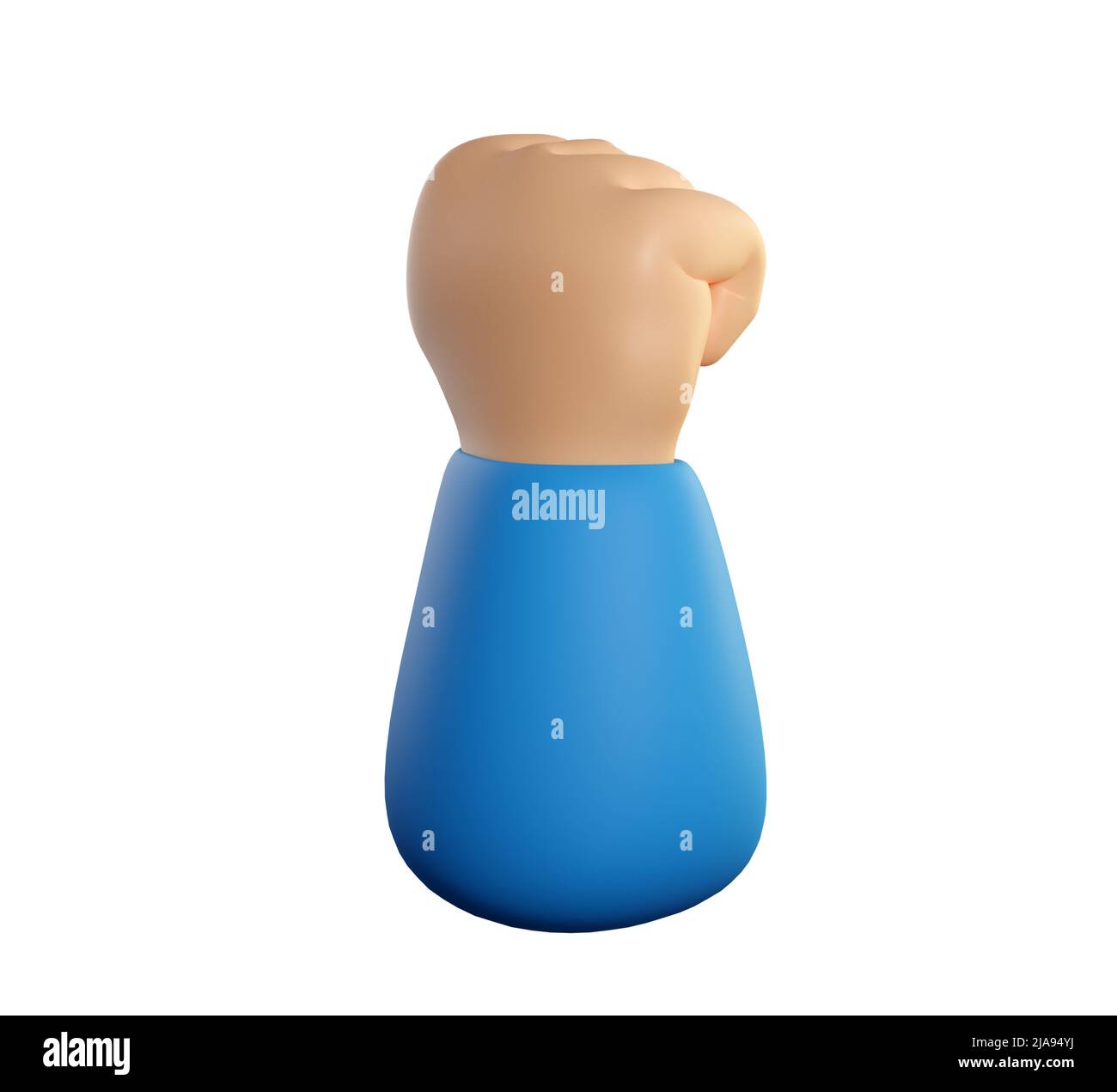 Human hand fist gesture. Power, fight, protest or strenght concept ...