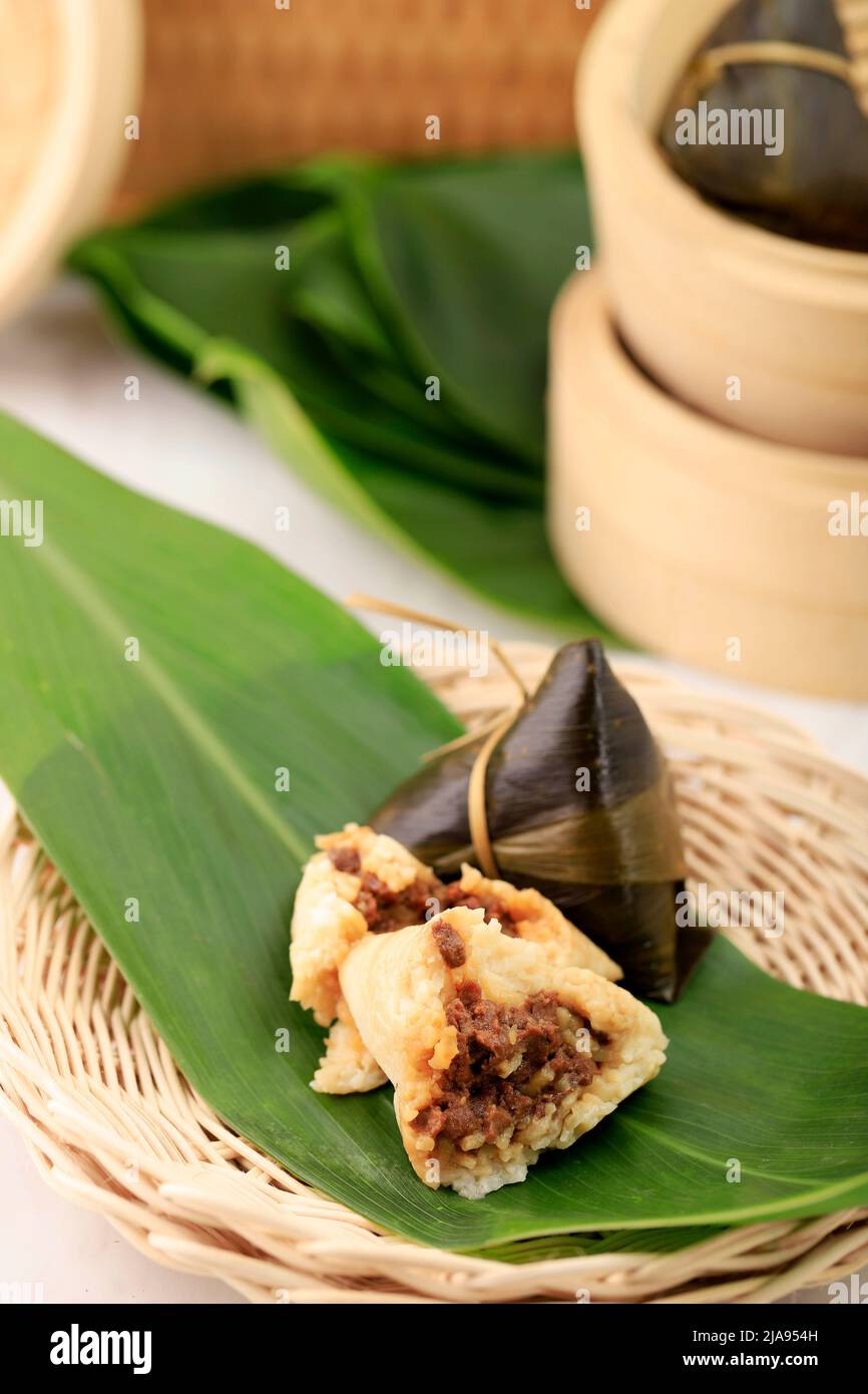 Bacang or Bakcang is Chinese Snack Made from Rice or Glutinous Rice ...