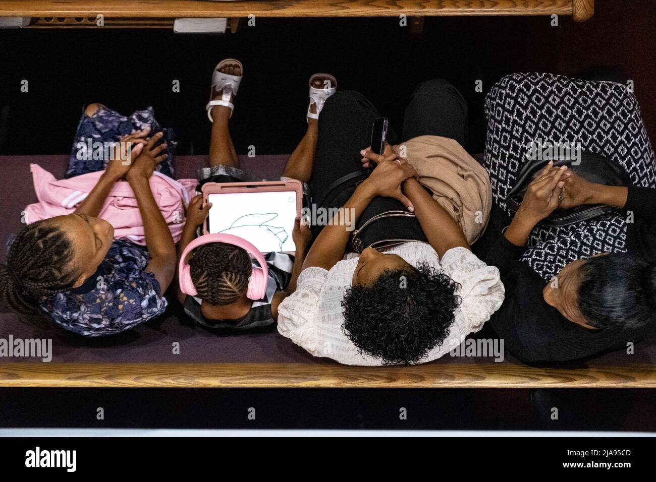 people in attendance of Ruth Whitfield's memorial/funeral in Buffalo ...