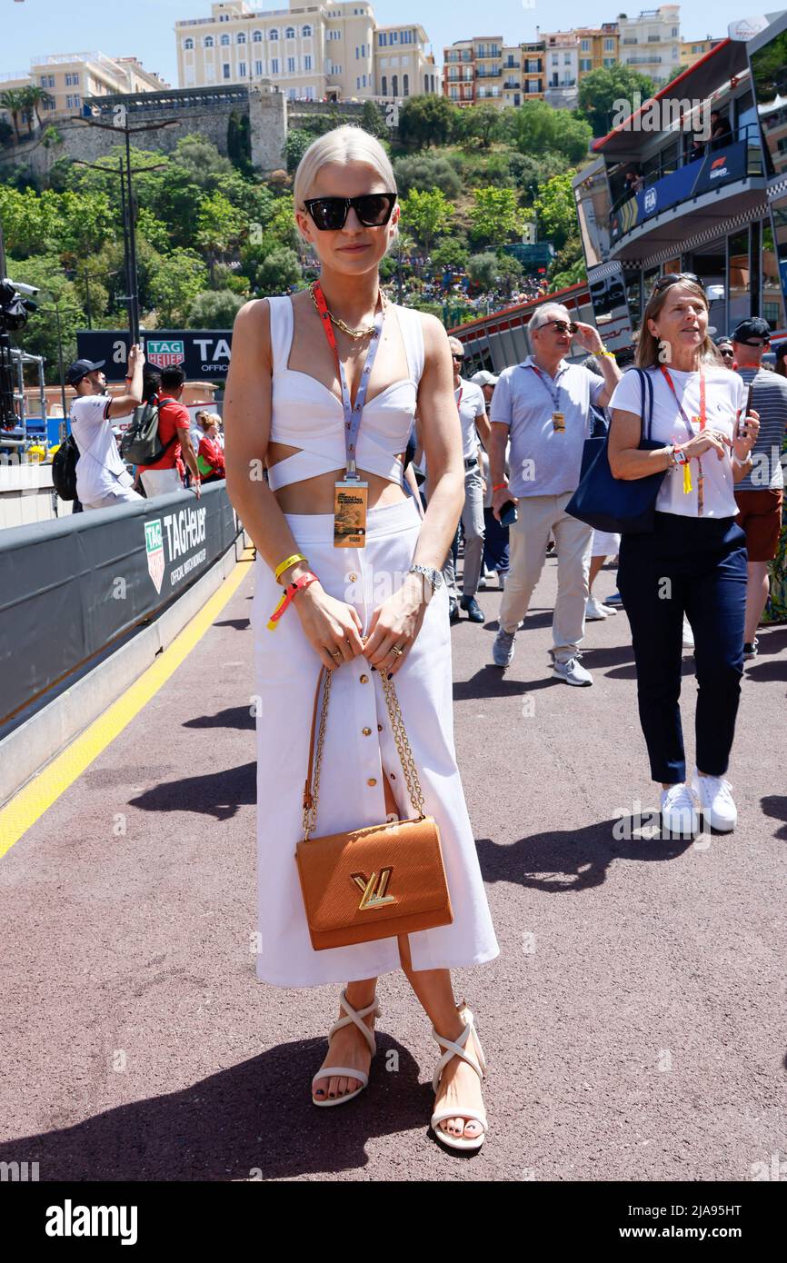 Caro Daur is spotted during the F1 Gran Prix of Monaco on May 28, 2022 ...