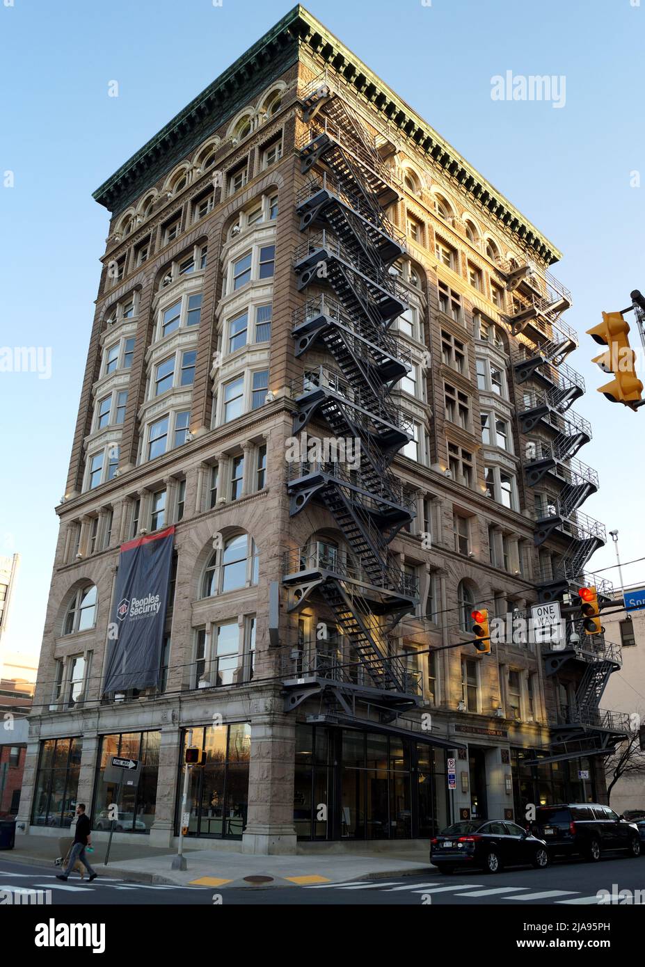 Mears Building, an early skyscraper in downtown Scranton, built in 1896 ...