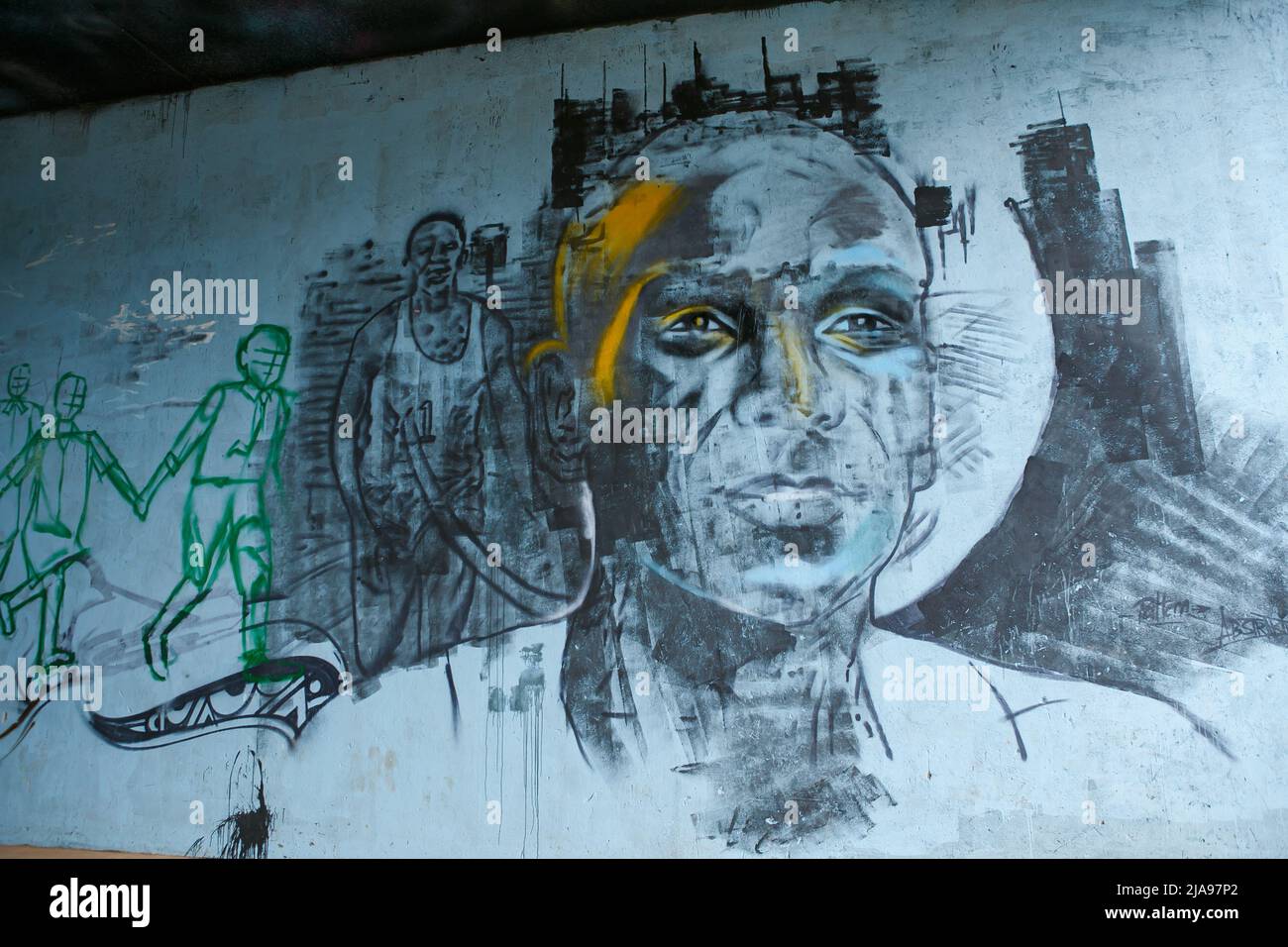 Nairobi, Kenya. 28th May, 2022. A mural of Eliud Kipchoge a Kenyan ...