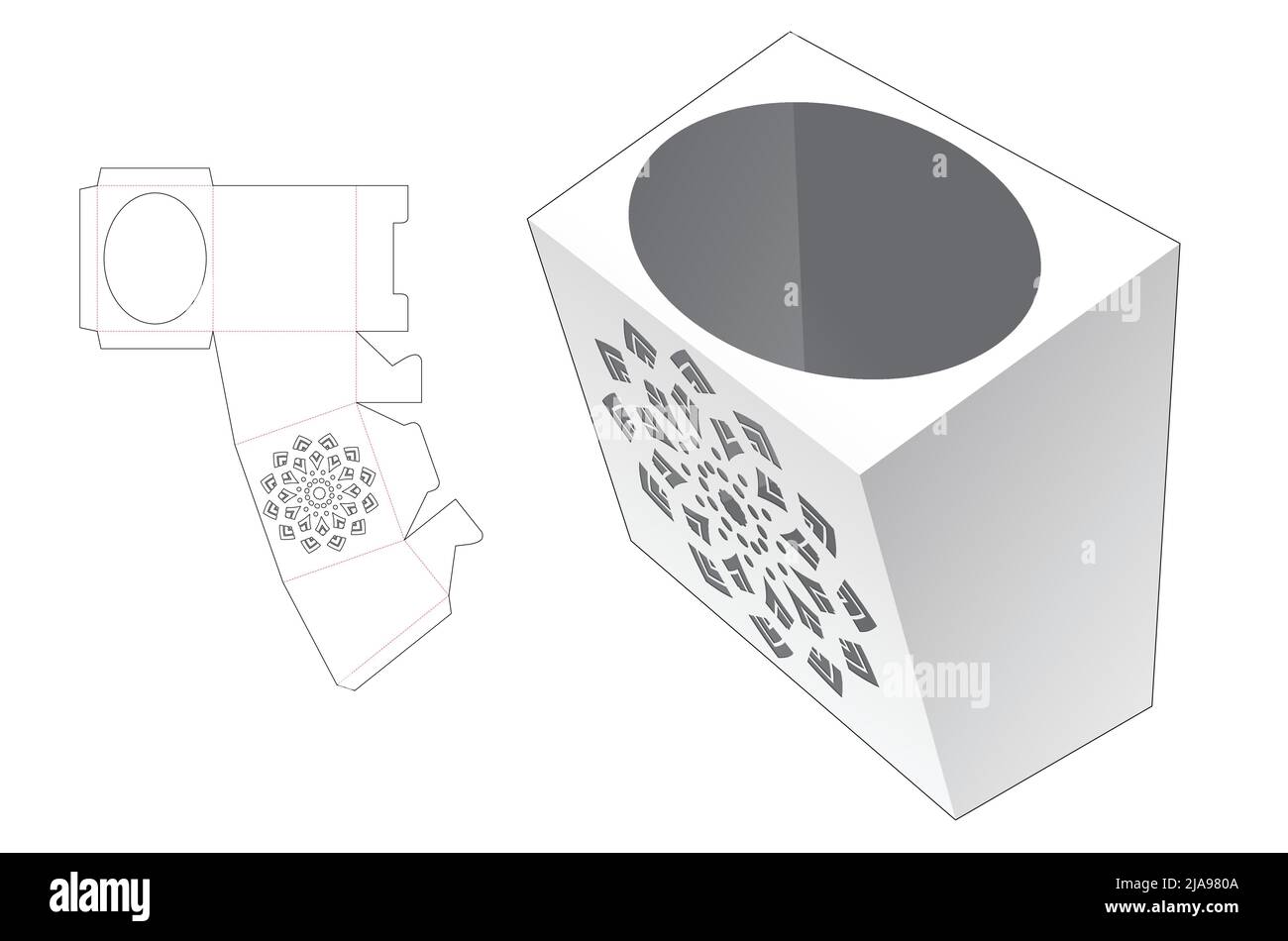 Mockup empty box Stock Vector Images - Alamy