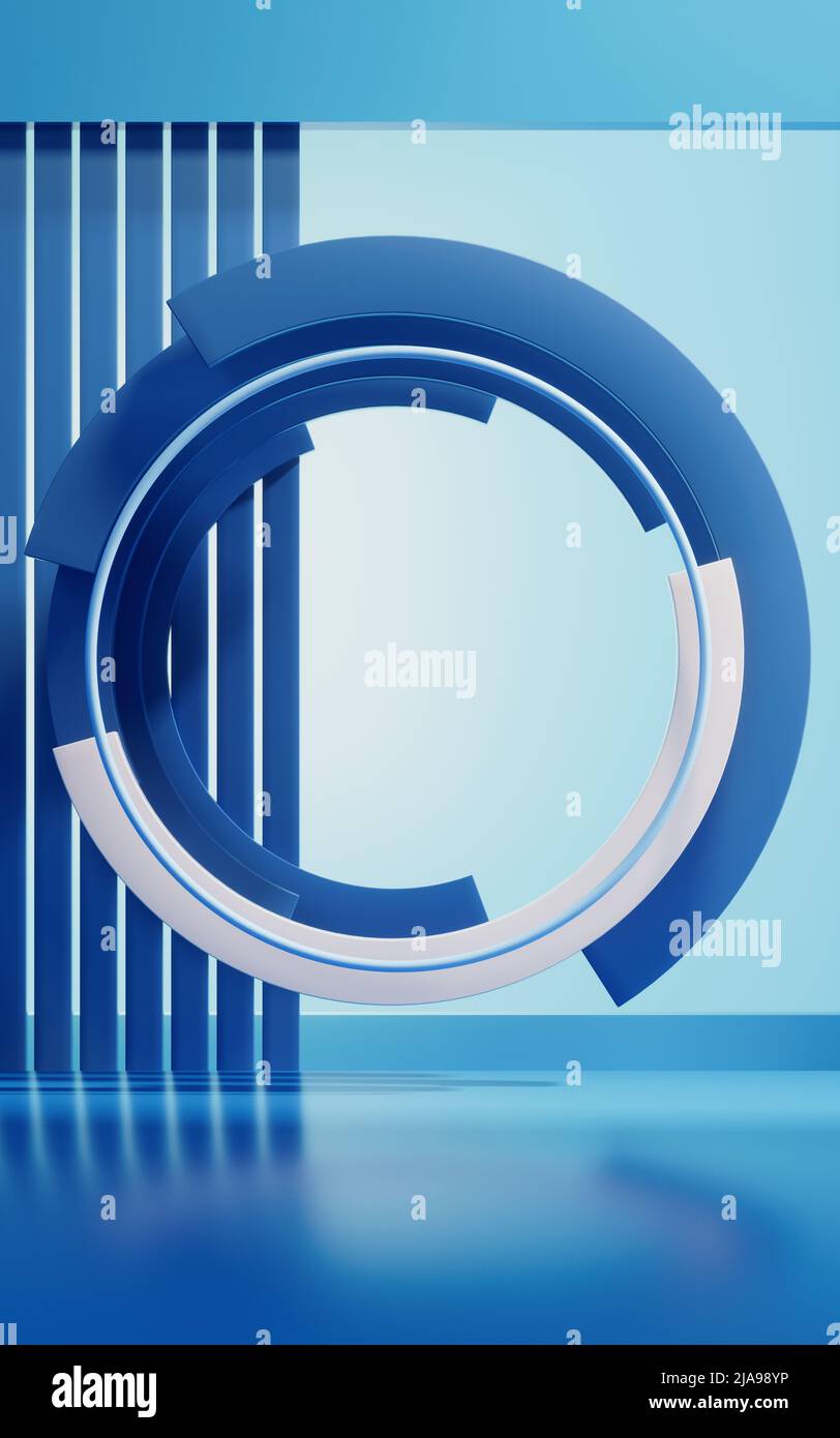 3D geometric space background, 3d rendering. Computer digital drawing Stock Photo - Alamy