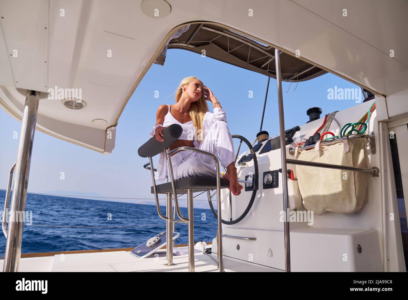 Portrait captain on bridge ship hi-res stock photography and images - Alamy