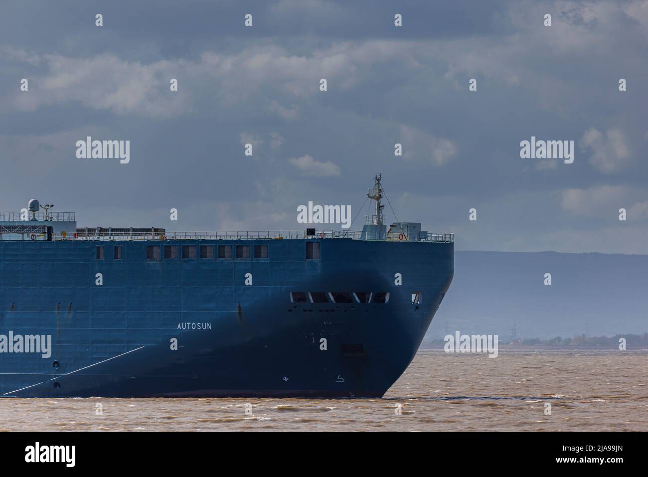 RoRo heading for Royal Portbury docks Stock Photo - Alamy