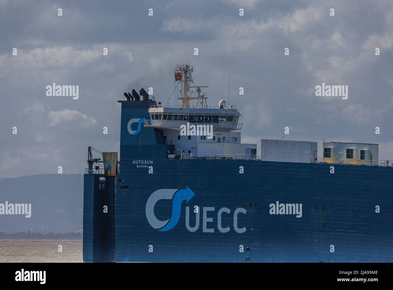 RoRo heading for Royal Portbury docks Stock Photo - Alamy