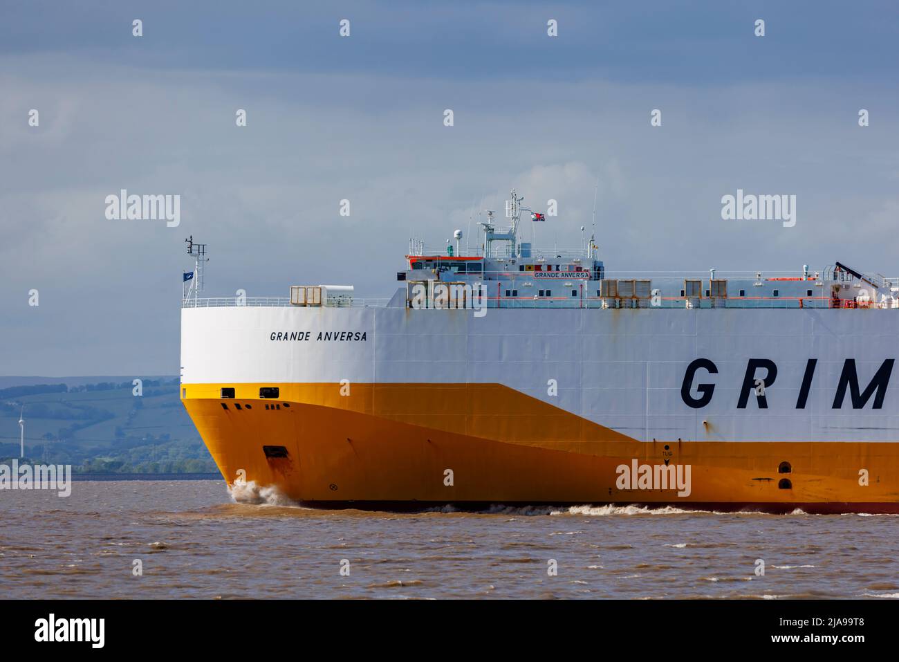 Grande Anversa heading out to sea Stock Photo - Alamy
