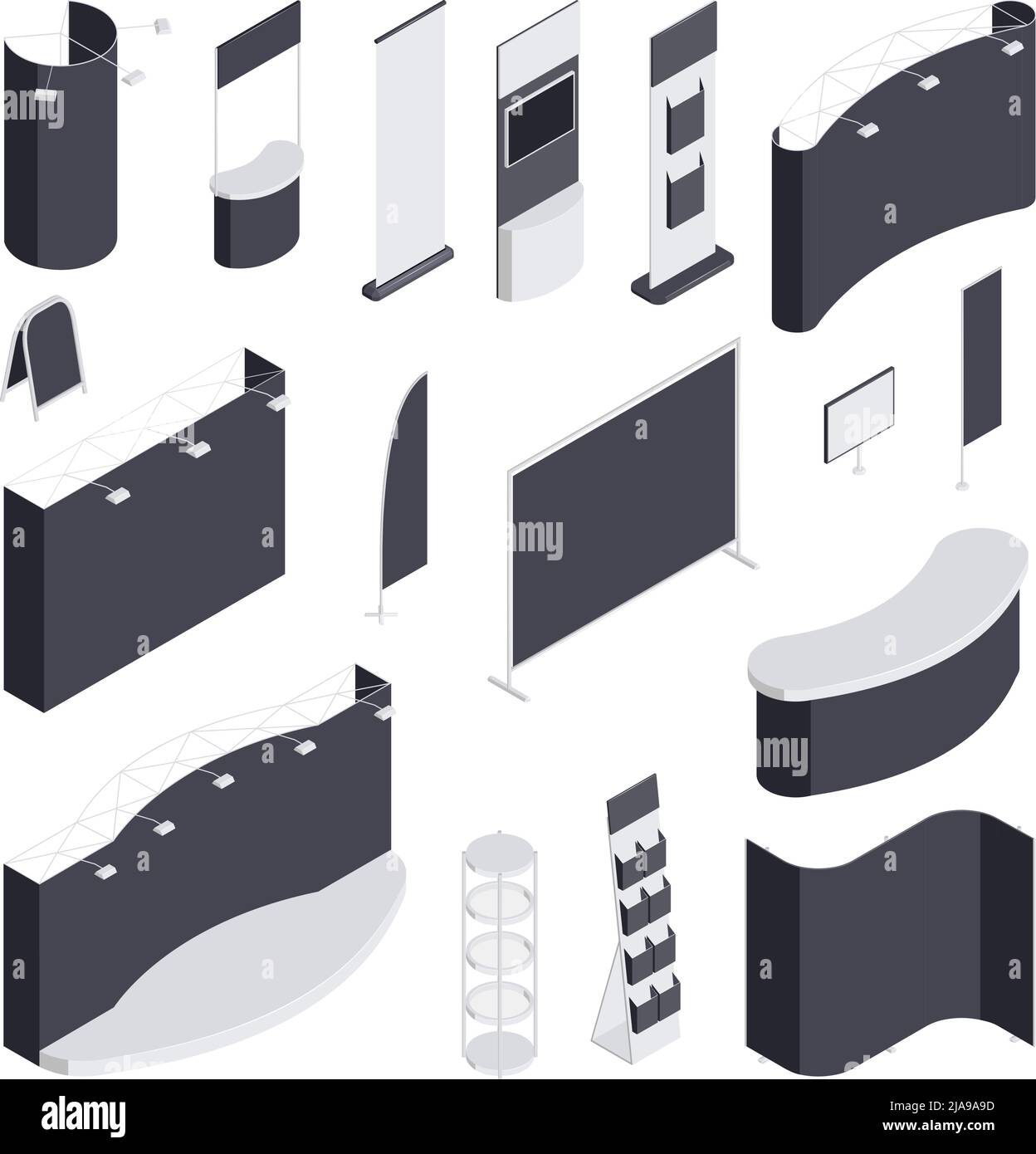 Exhibit signage Stock Vector Images - Alamy